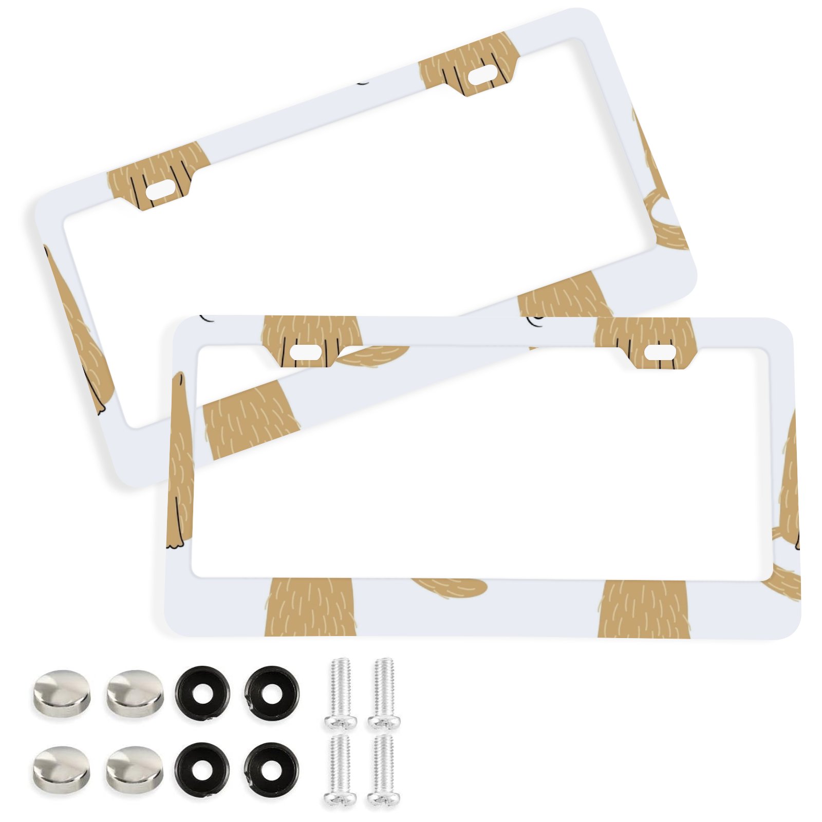 Anyway.go License Plate Frame, Decorative Aluminum Car Tag Frames, 2 ...