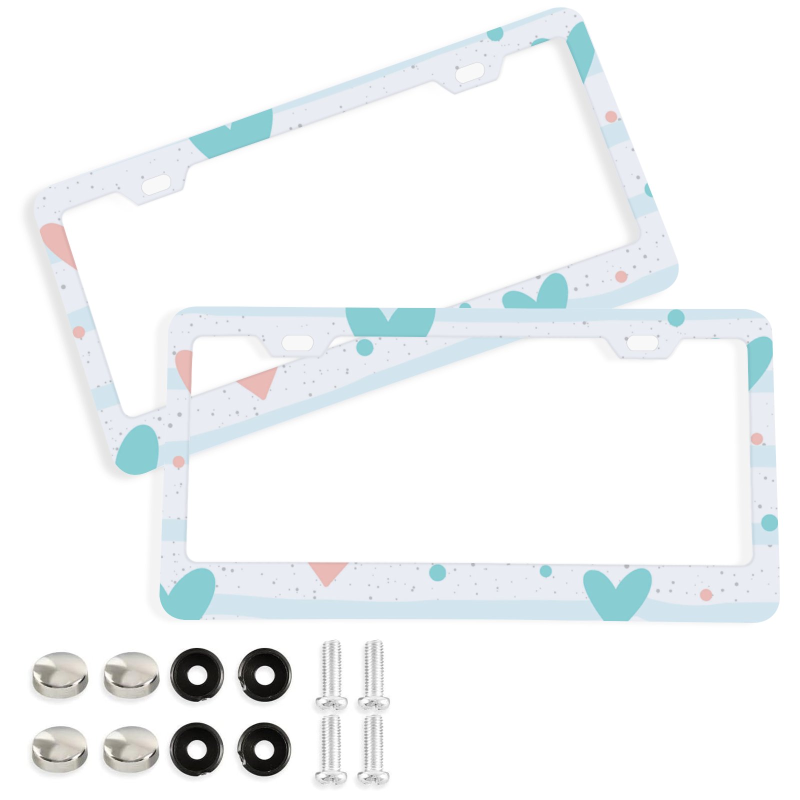 Anyway.go License Plate Frame, Decorative Aluminum Car Tag Frames, 2 ...