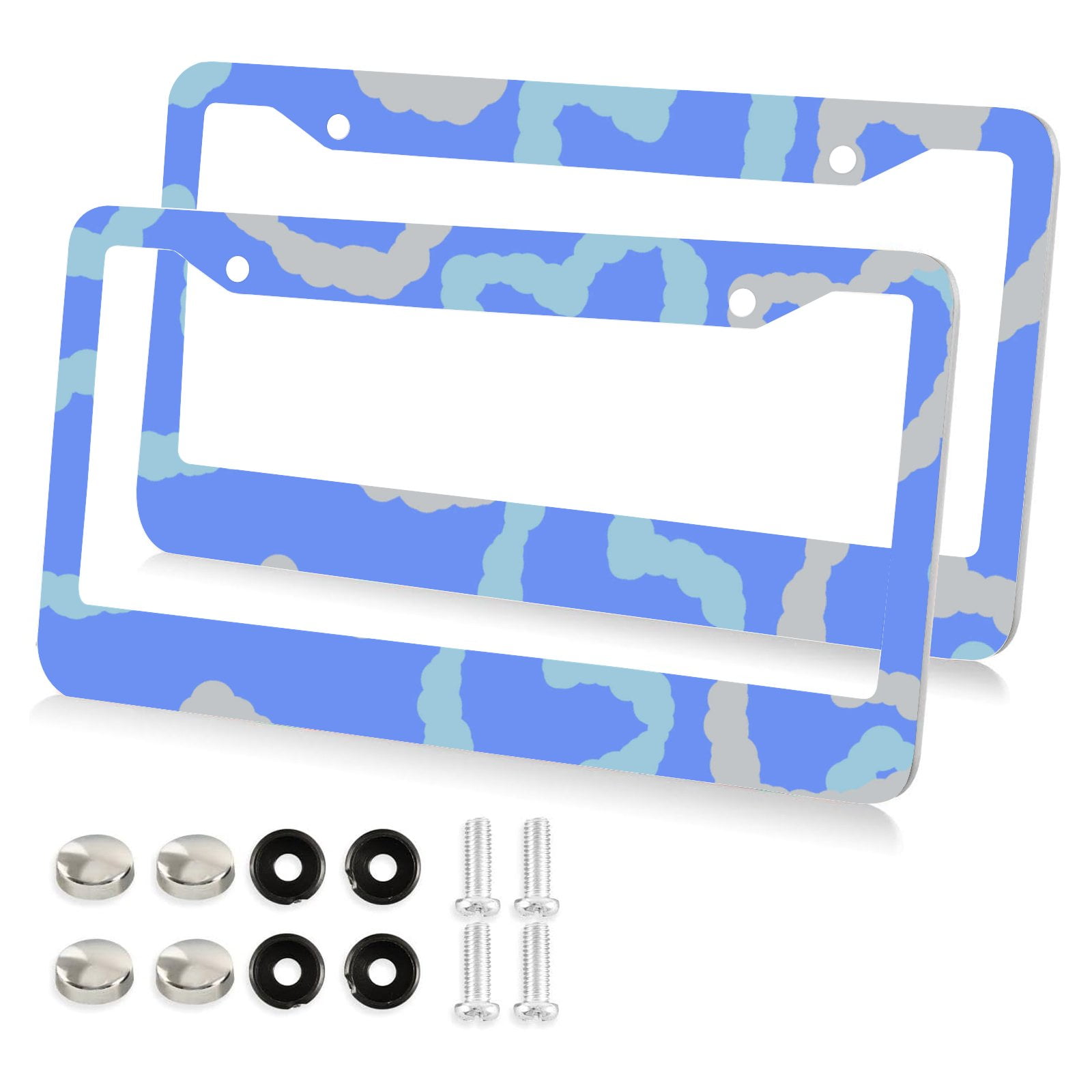 Anyway.go License Plate Frame, Decorative Aluminum Car Tag Frames, 2 ...