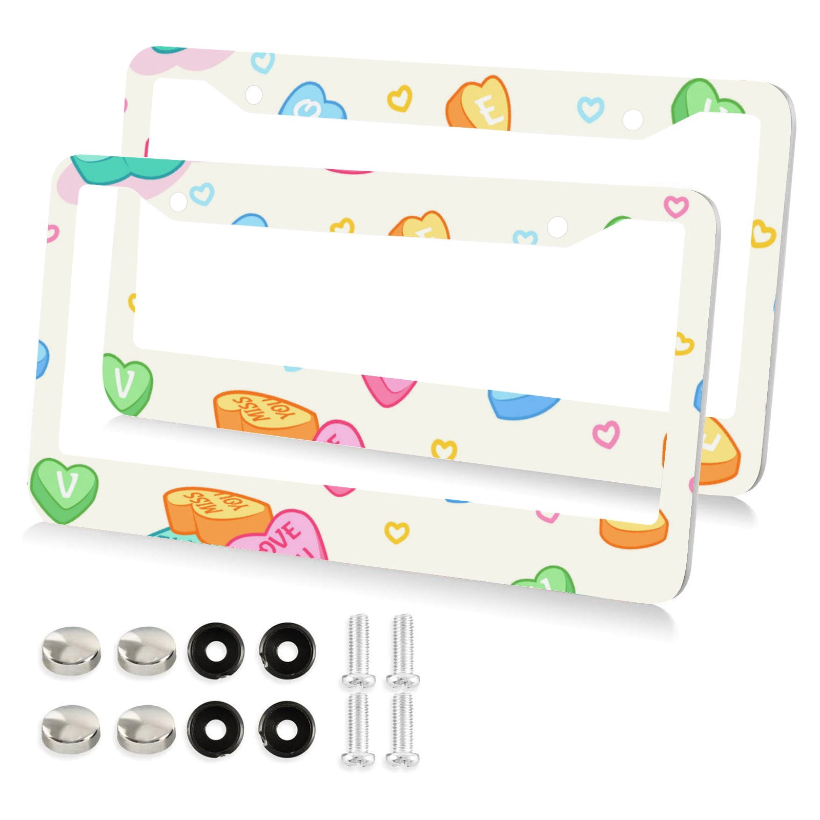 Anyway.go License Plate Frame, Decorative Aluminum Car Tag Frames, 2 ...