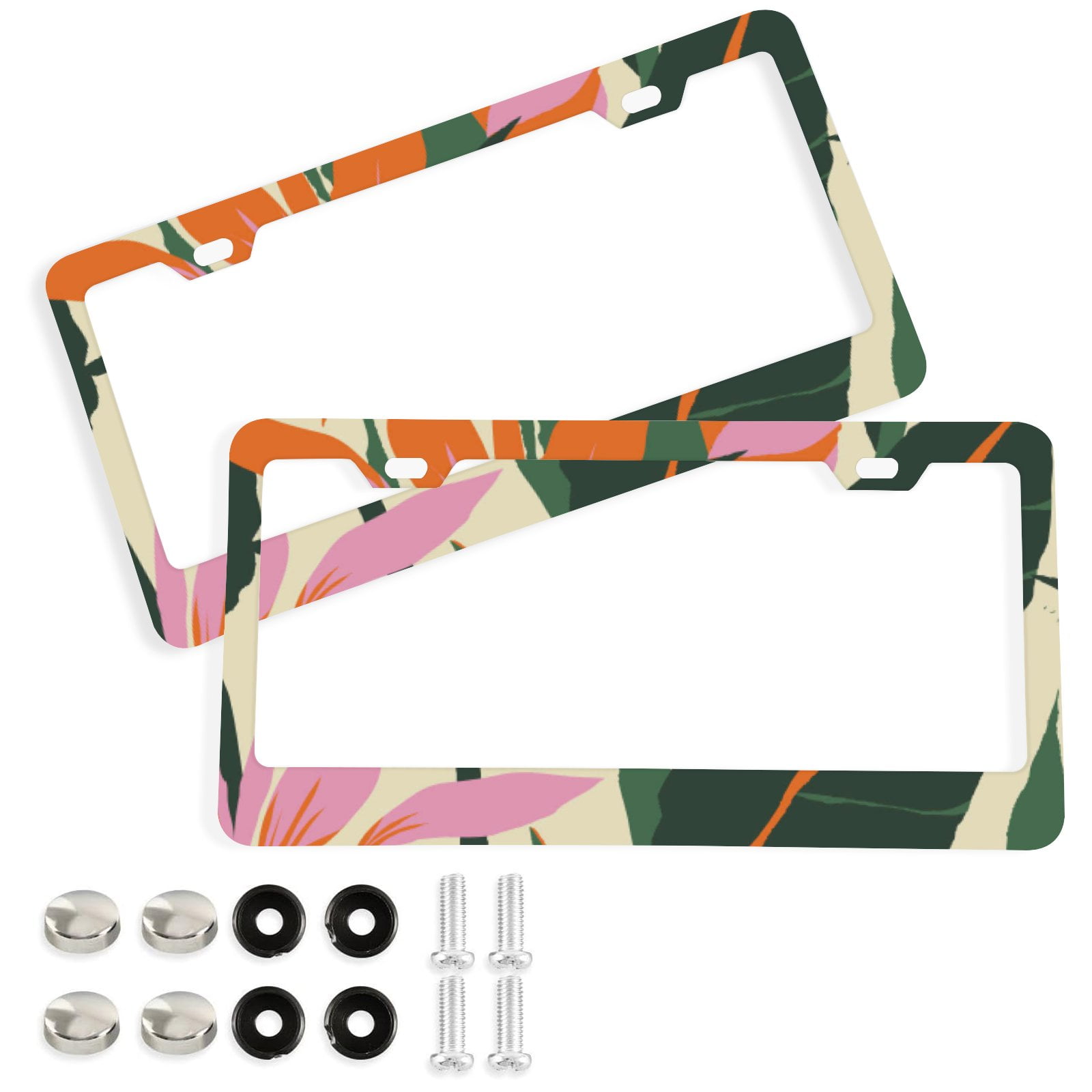 Anyway.go License Plate Frame, Decorative Aluminum Car Tag Frames, 2 ...