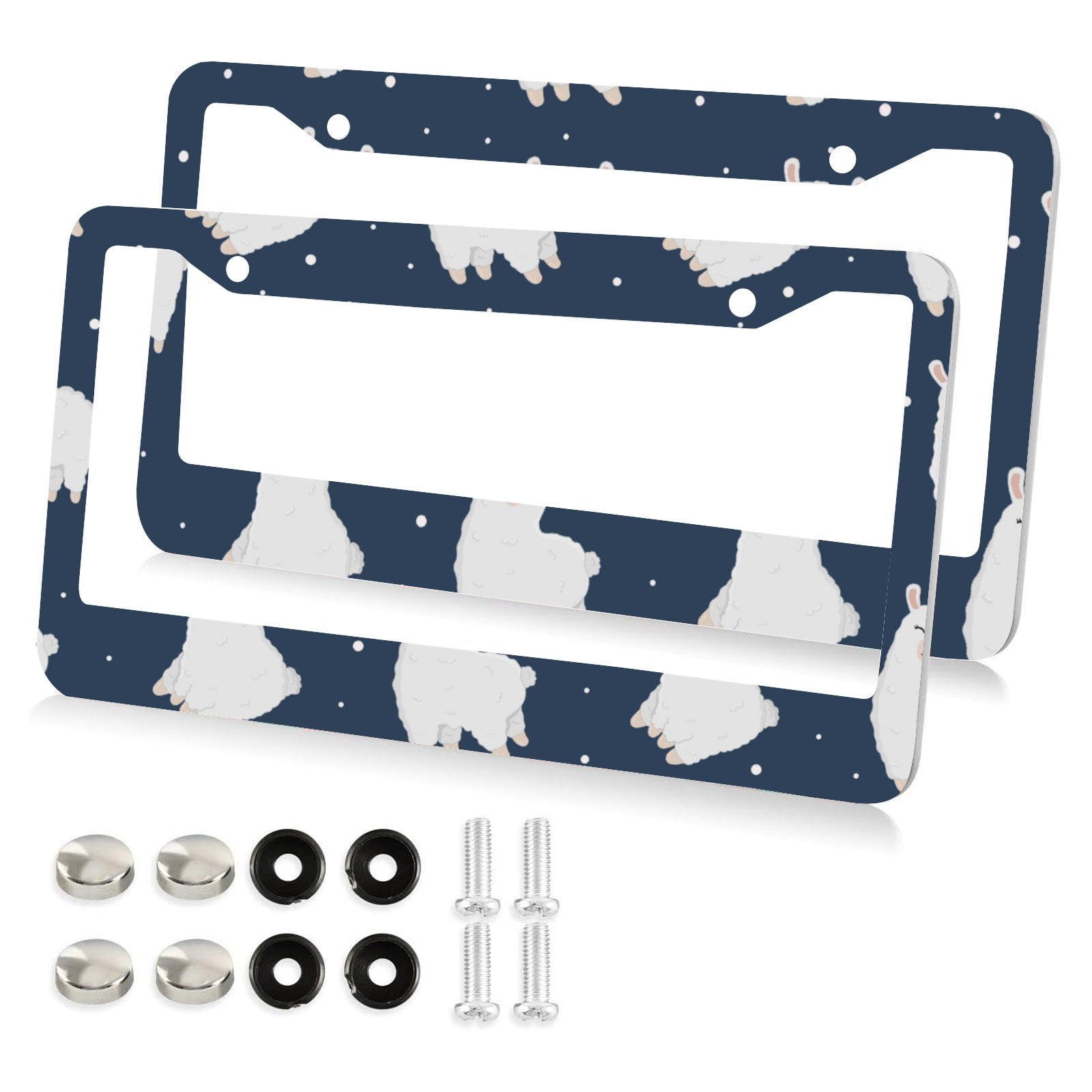 Anyway.go License Plate Frame, Decorative Aluminum Car Tag Frames, 2 ...