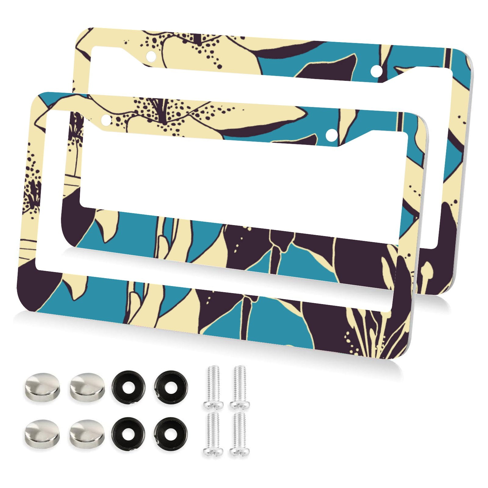 Anyway.go License Plate Frame, Decorative Aluminum Car Tag Frames, 2 ...