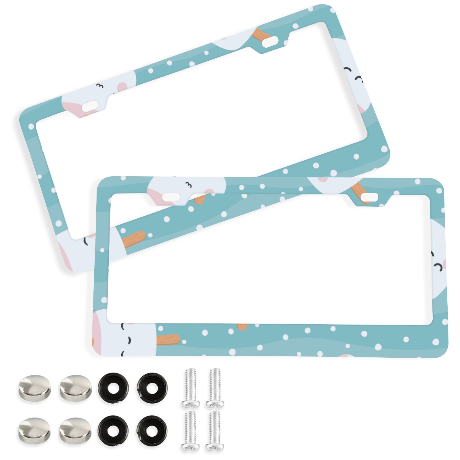 Anyway.go License Plate Frame, Decorative Aluminum Car Tag Frames, 2 ...