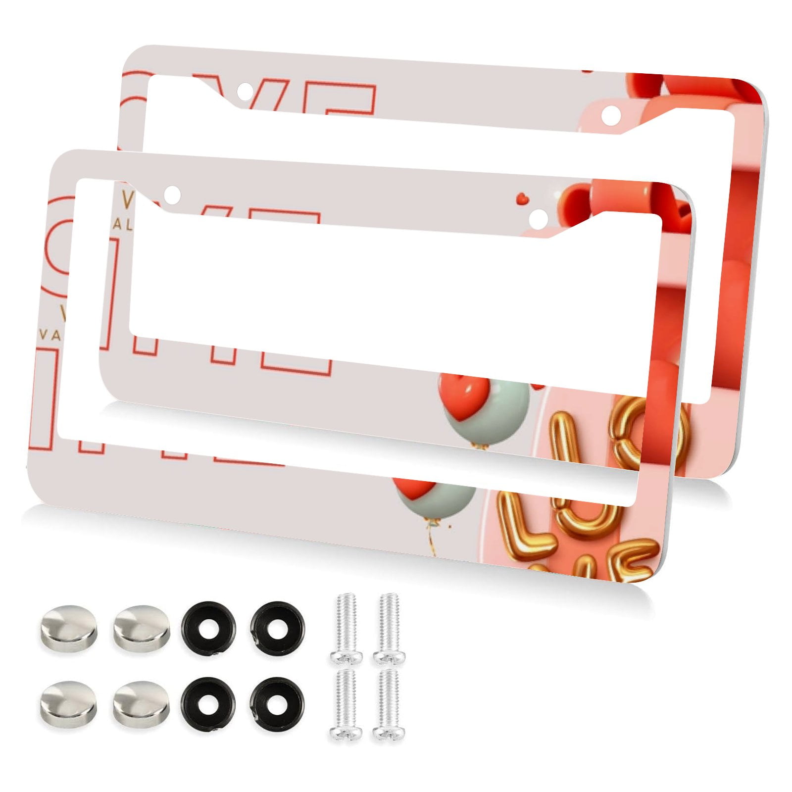 Anyway.go License Plate Frame, Decorative Aluminum Car Tag Frames, 2 ...