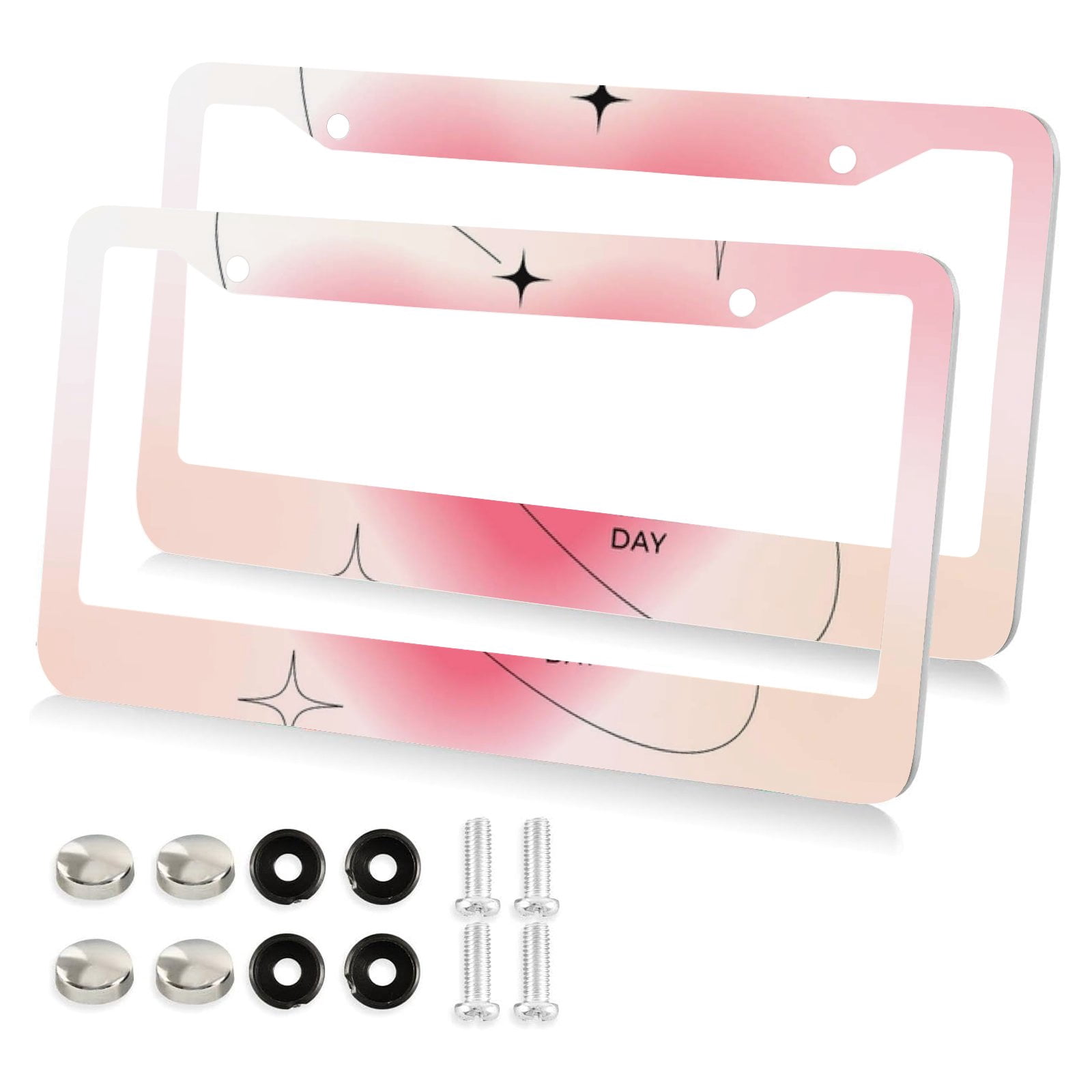 Anyway.go License Plate Frame, Decorative Aluminum Car Tag Frames, 2 ...