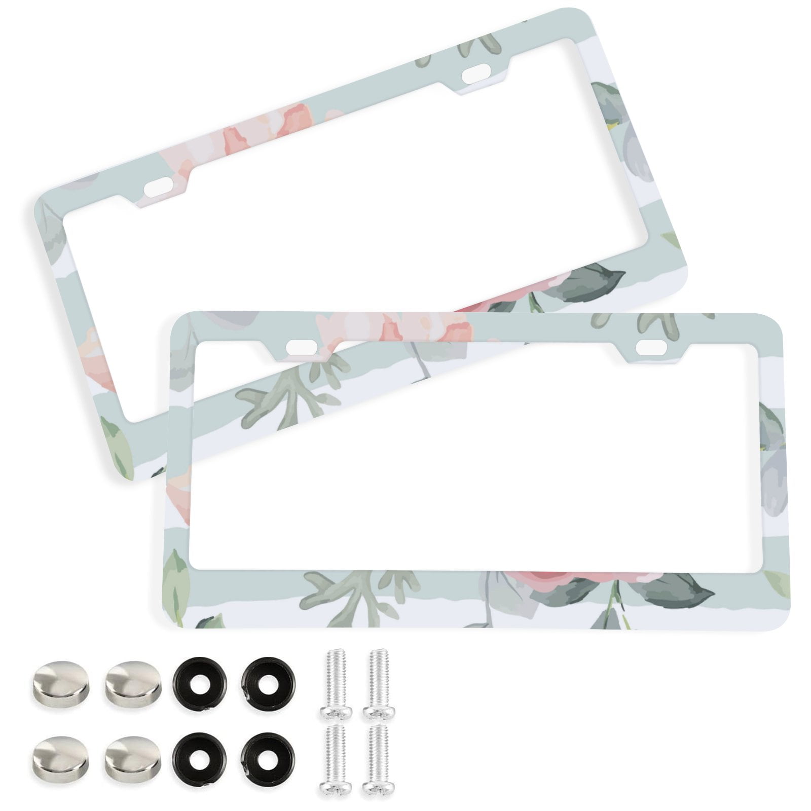 Anyway.go License Plate Frame, Decorative Aluminum Car Tag Frames, 2 ...