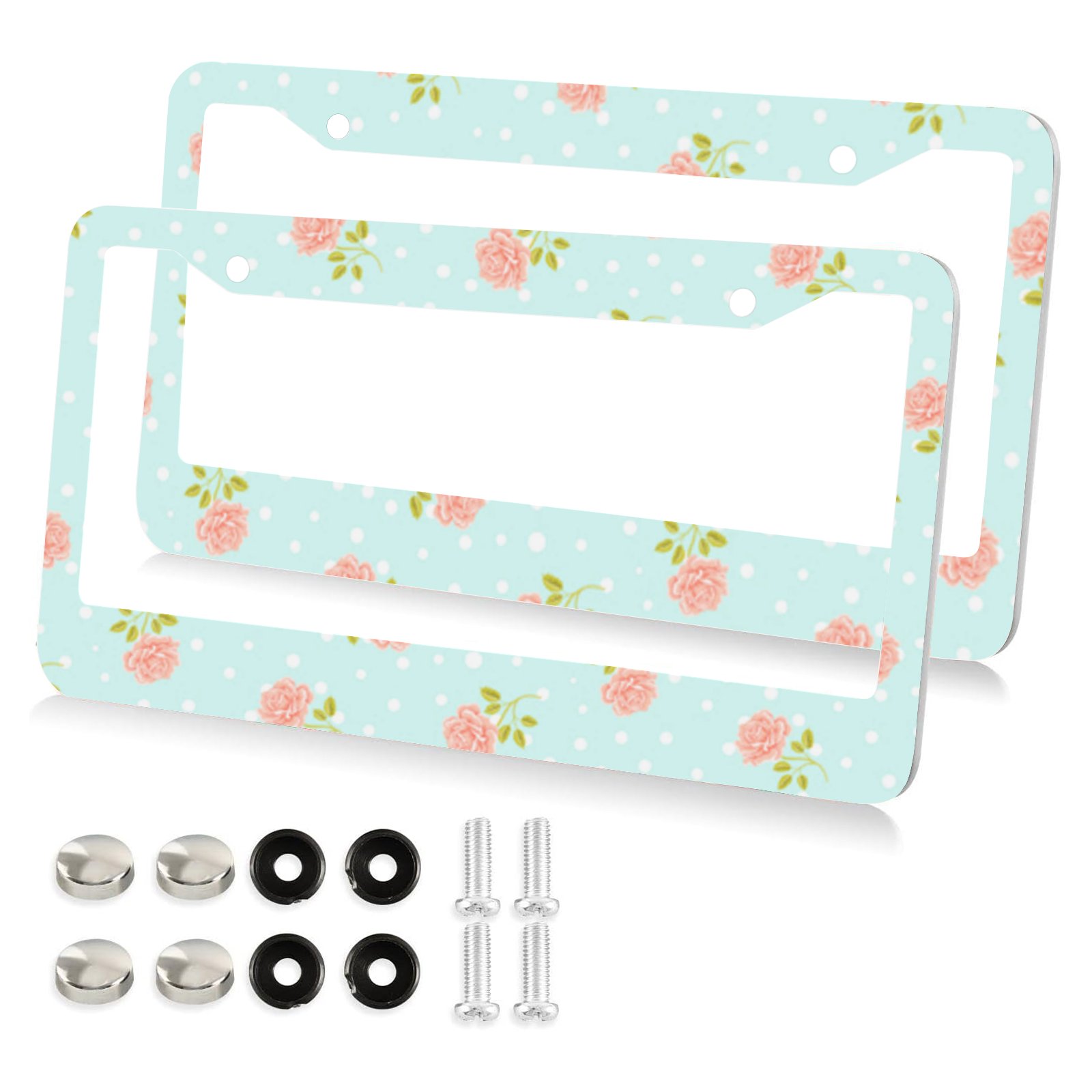 Anyway.go License Plate Frame, Decorative Aluminum Car Tag Frames, 2 ...