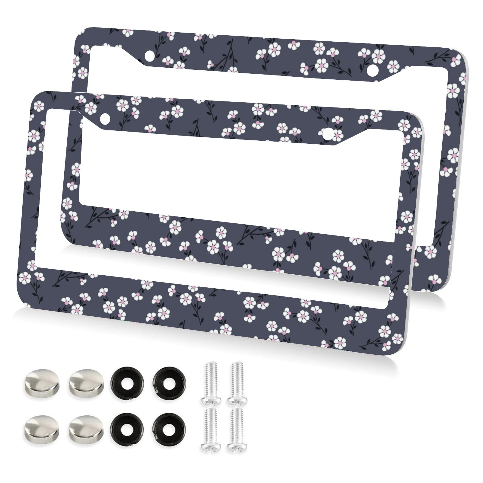 Anyway.go License Plate Frame, Decorative Aluminum Car Tag Frames, 2 ...