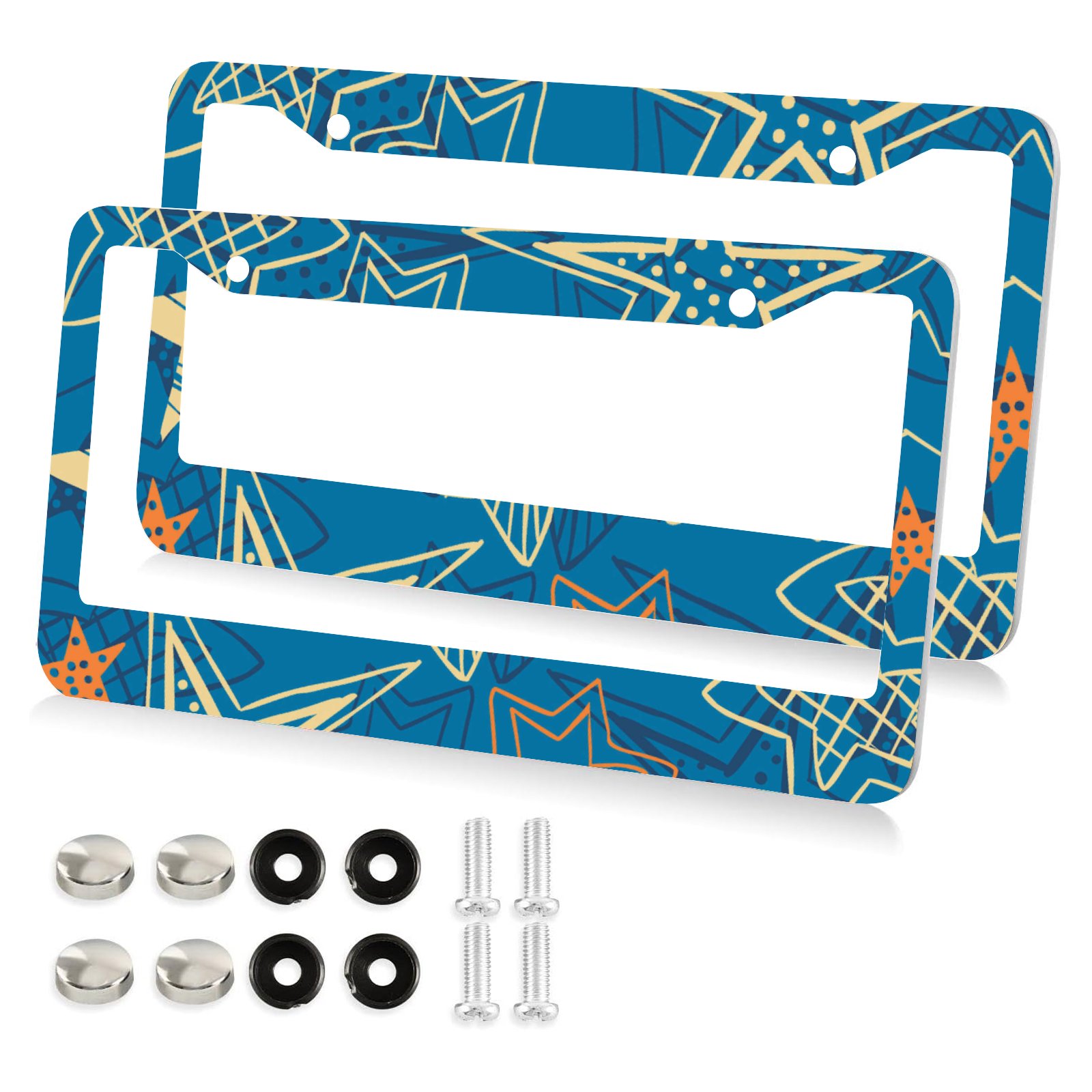 Anyway.go License Plate Frame, Decorative Aluminum Car Tag Frames, 2 ...