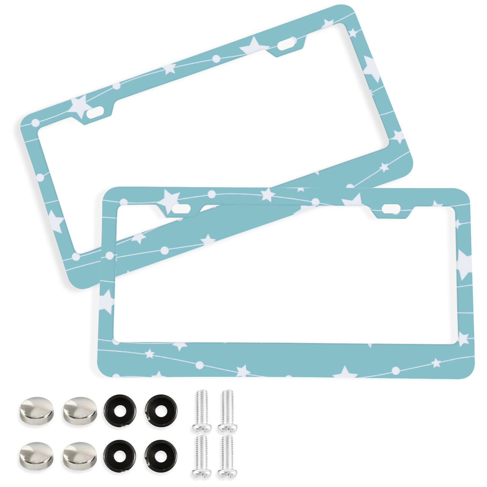Anyway.go License Plate Frame, Decorative Aluminum Car Tag Frames, 2 ...