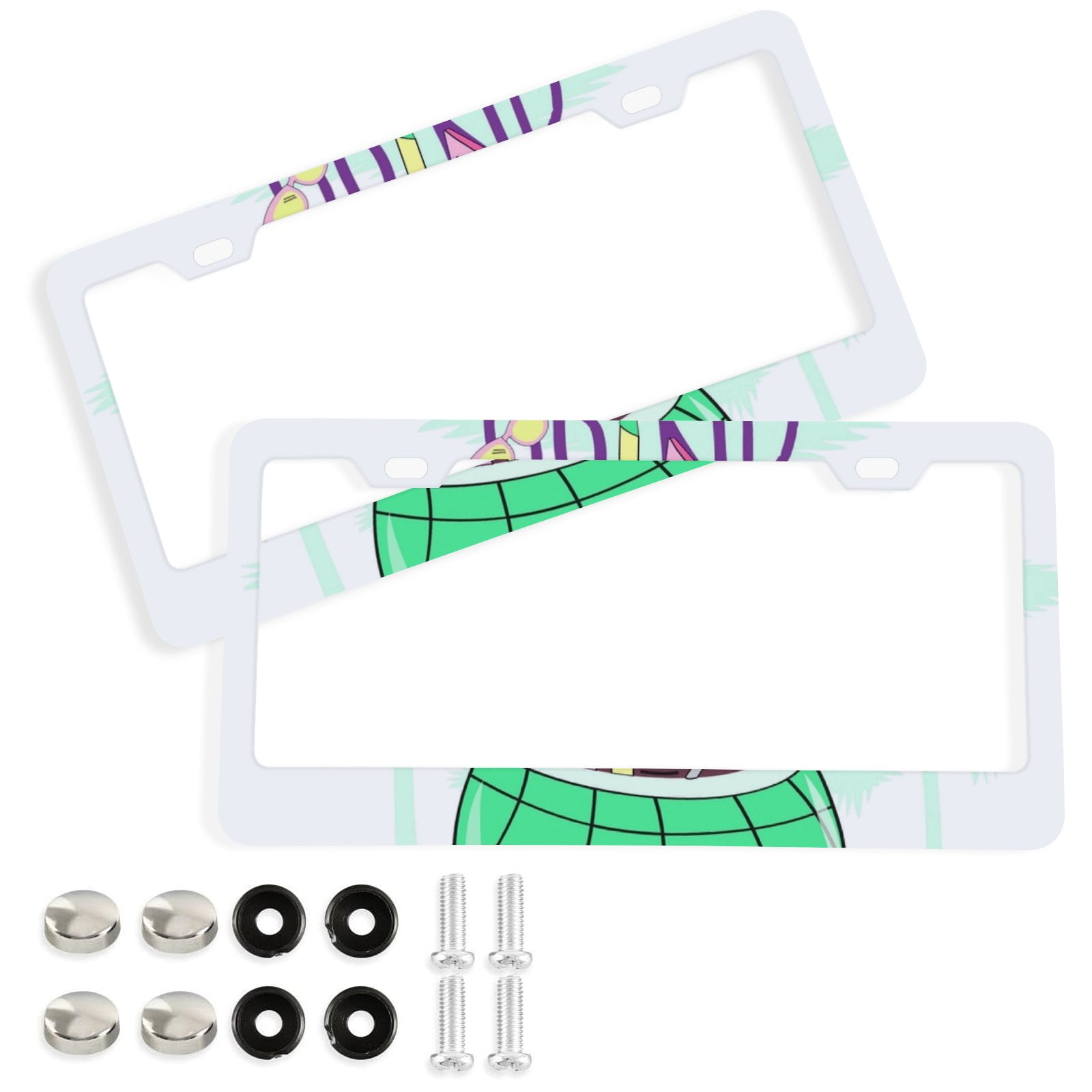 Anyway.go License Plate Frame, Decorative Aluminum Car Tag Frames, 2 ...