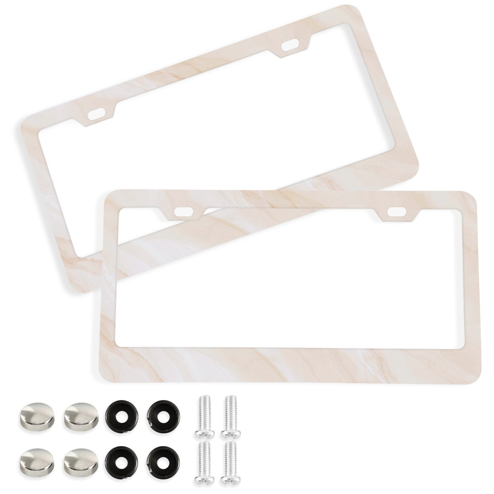 Anyway.go License Plate Frame, Decorative Aluminum Car Tag Frames, 2 ...
