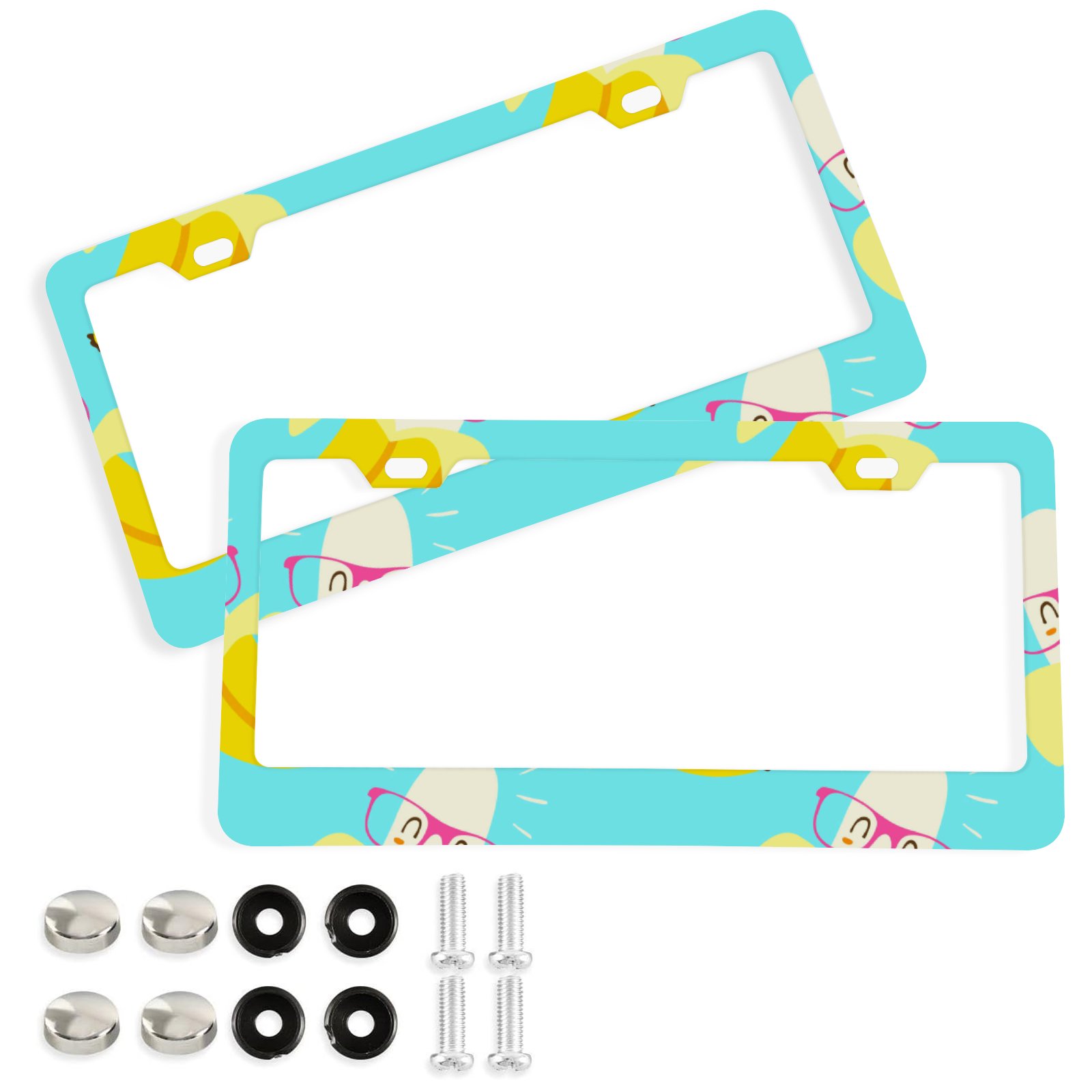 Anyway.go License Plate Frame, Decorative Aluminum Car Tag Frames, 2 ...