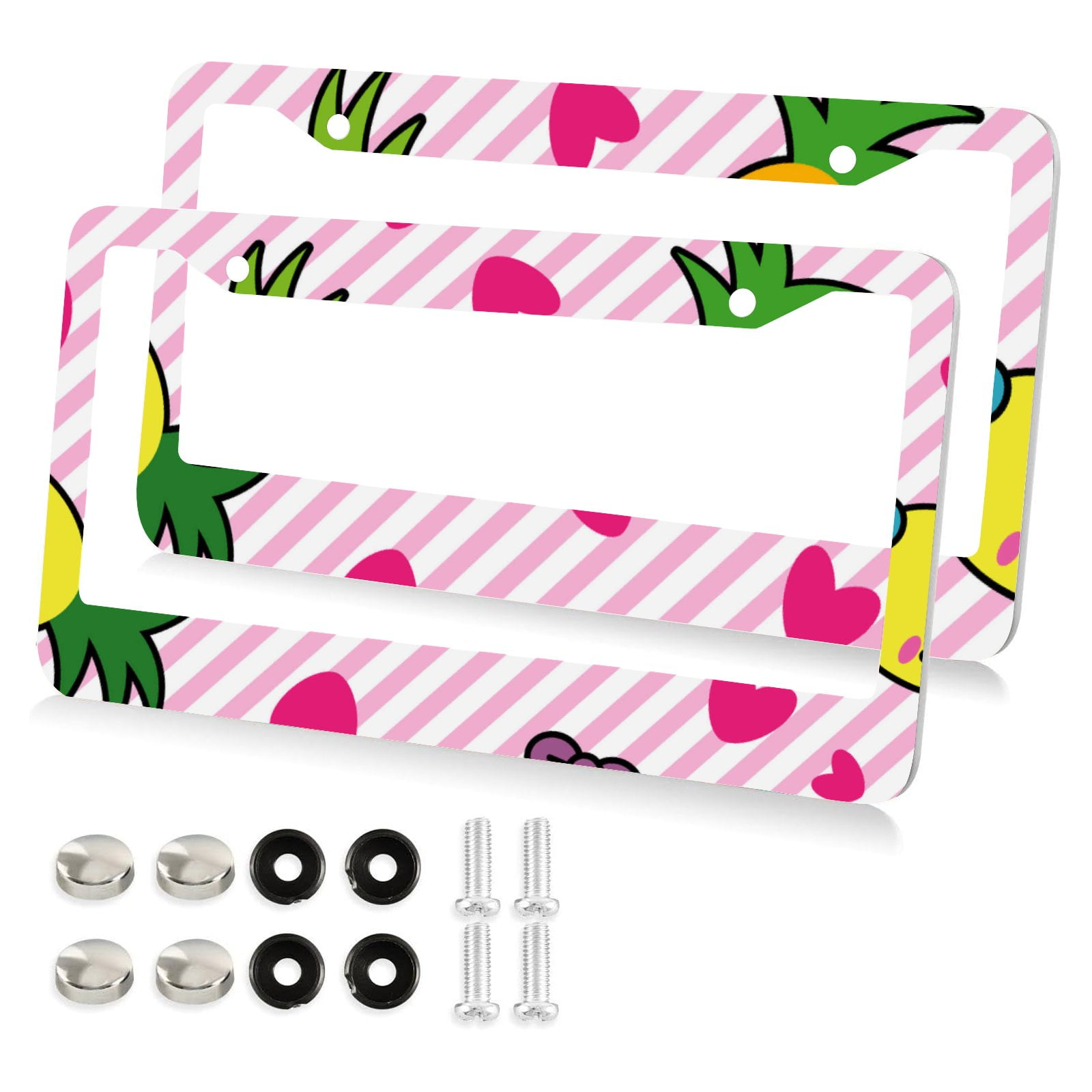 Anyway.go License Plate Frame, Decorative Aluminum Car Tag Frames, 2 ...