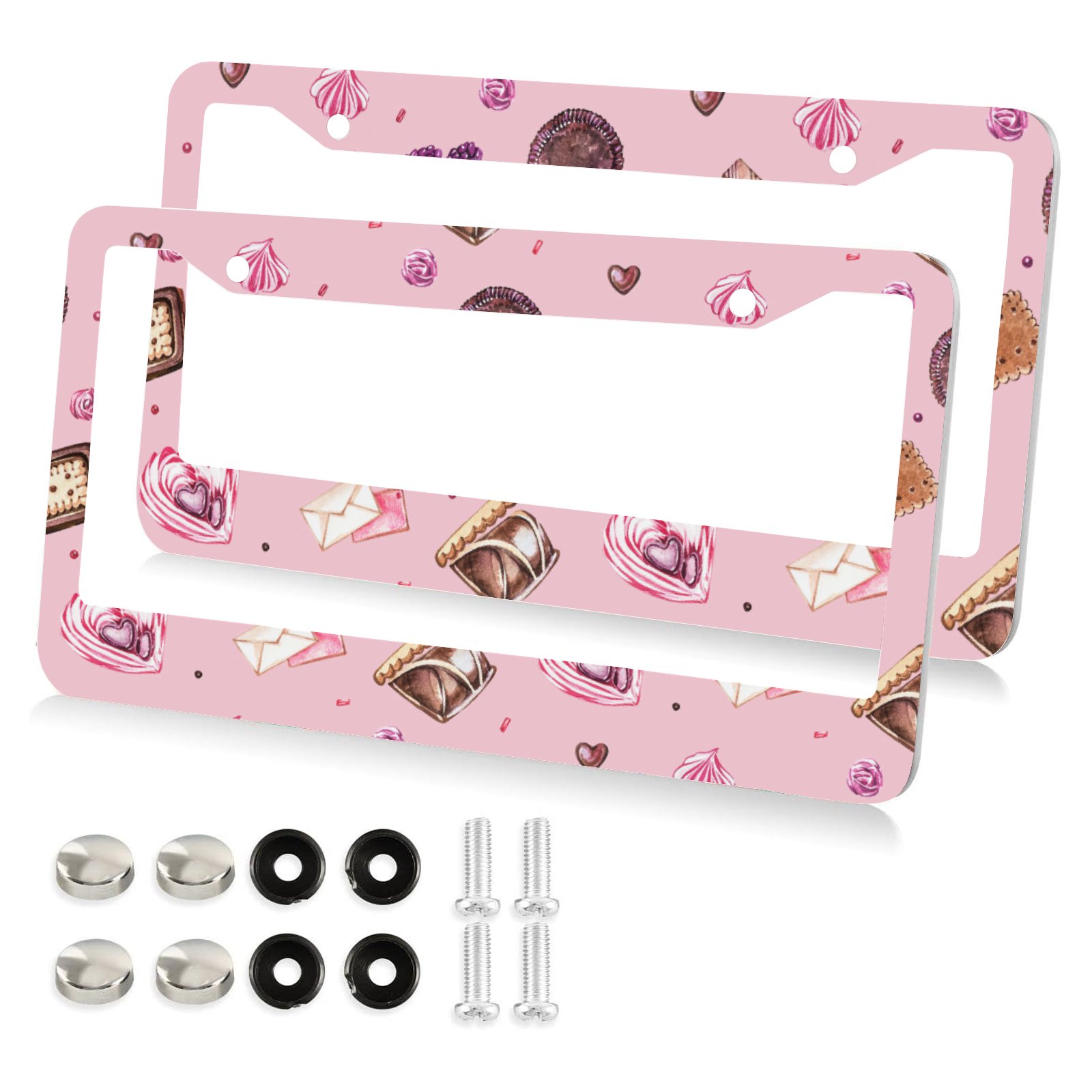 Anyway.go License Plate Frame, Decorative Aluminum Car Tag Frames, 2 ...