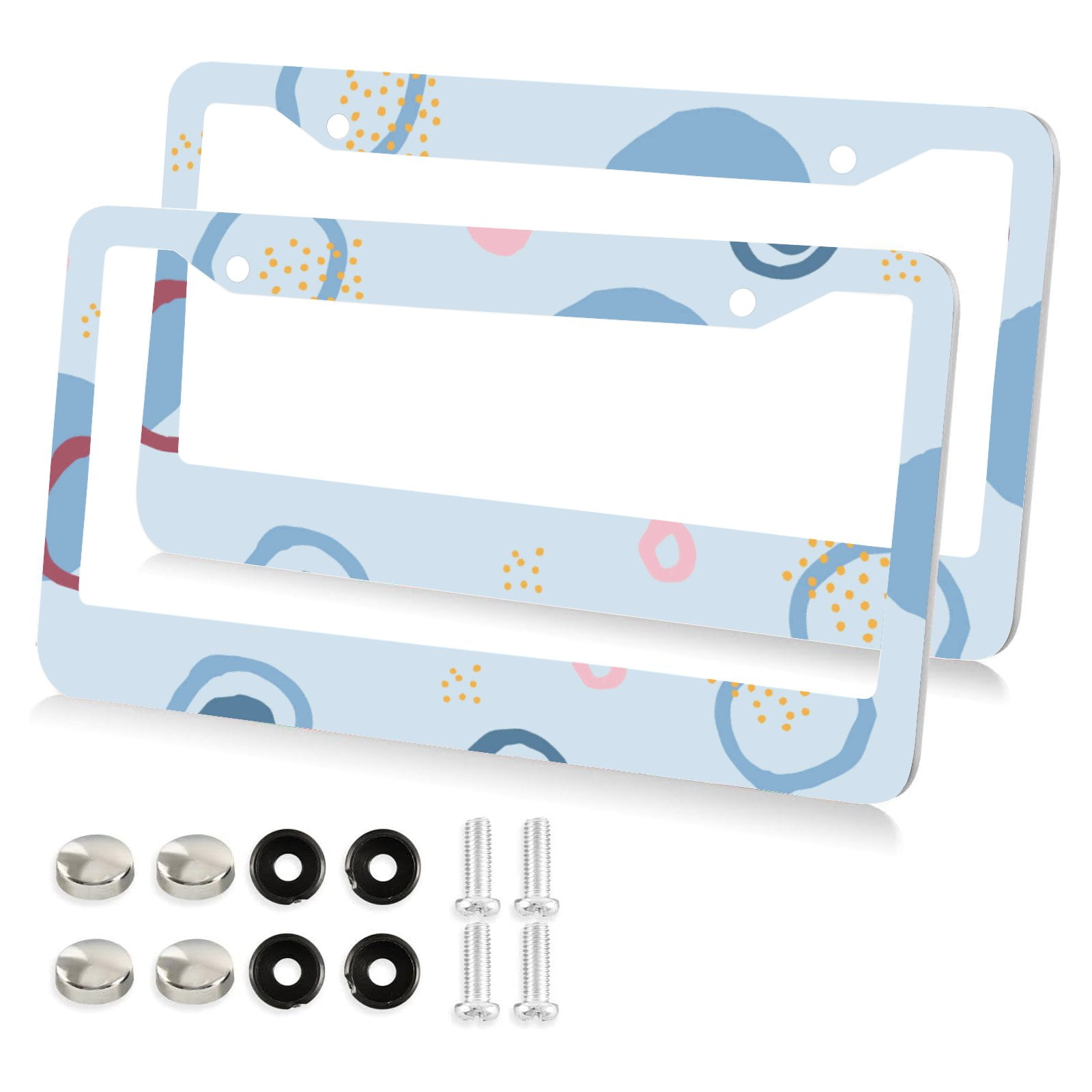 Anyway.go License Plate Frame, Decorative Aluminum Car Tag Frames, 2 ...