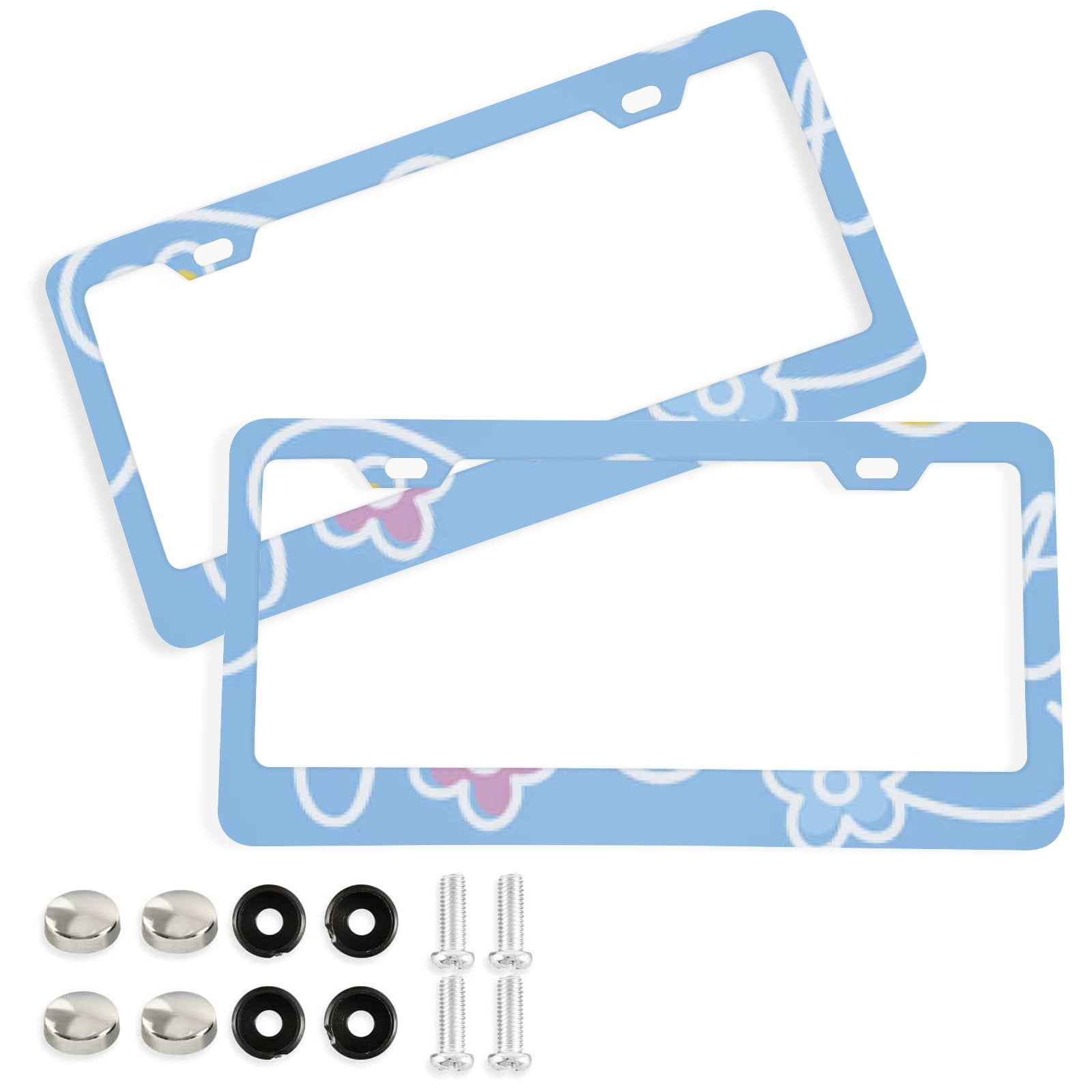 Anyway.go License Plate Frame, Decorative Aluminum Car Tag Frames, 2 ...