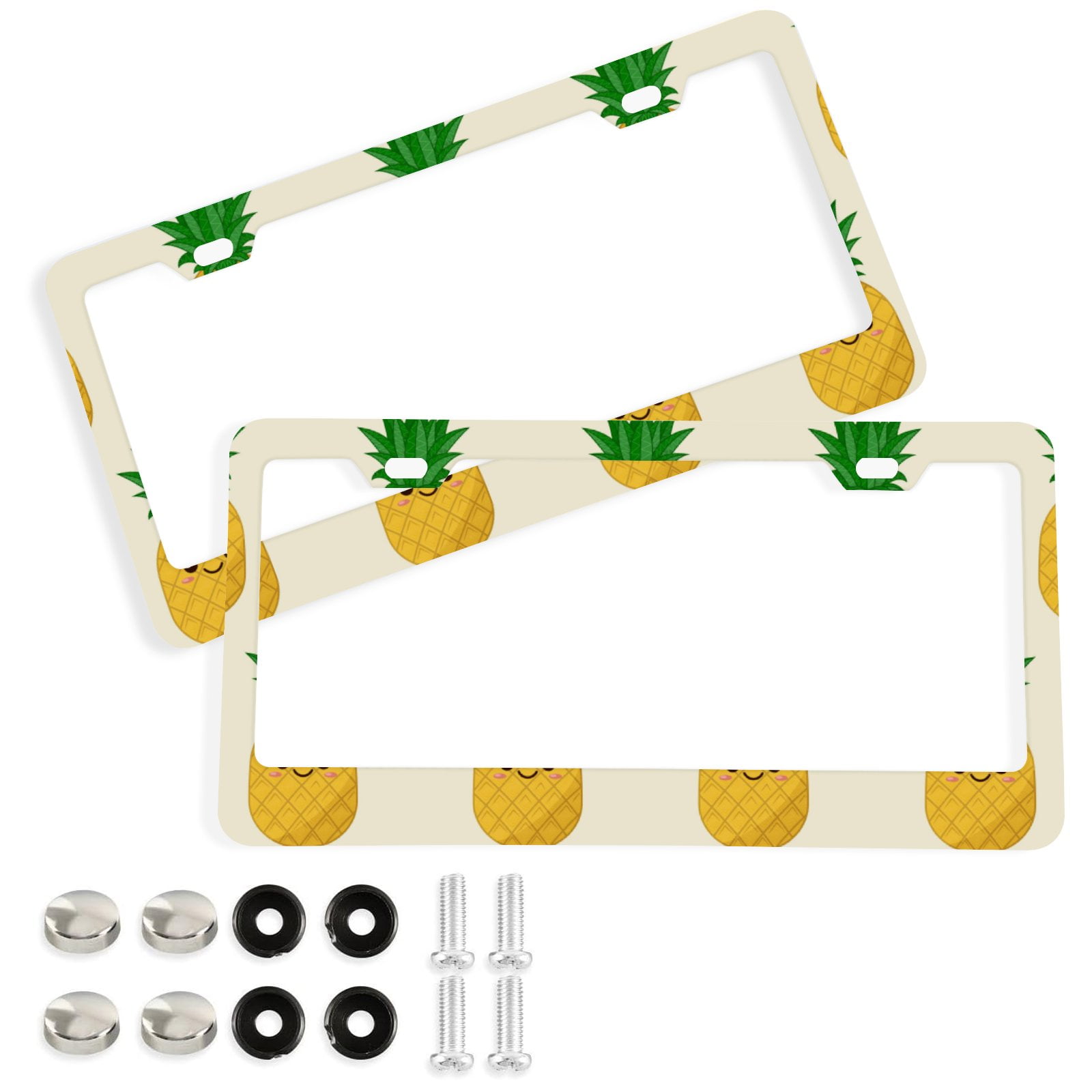 Anyway.go License Plate Frame, Decorative Aluminum Car Tag Frames, 2 ...