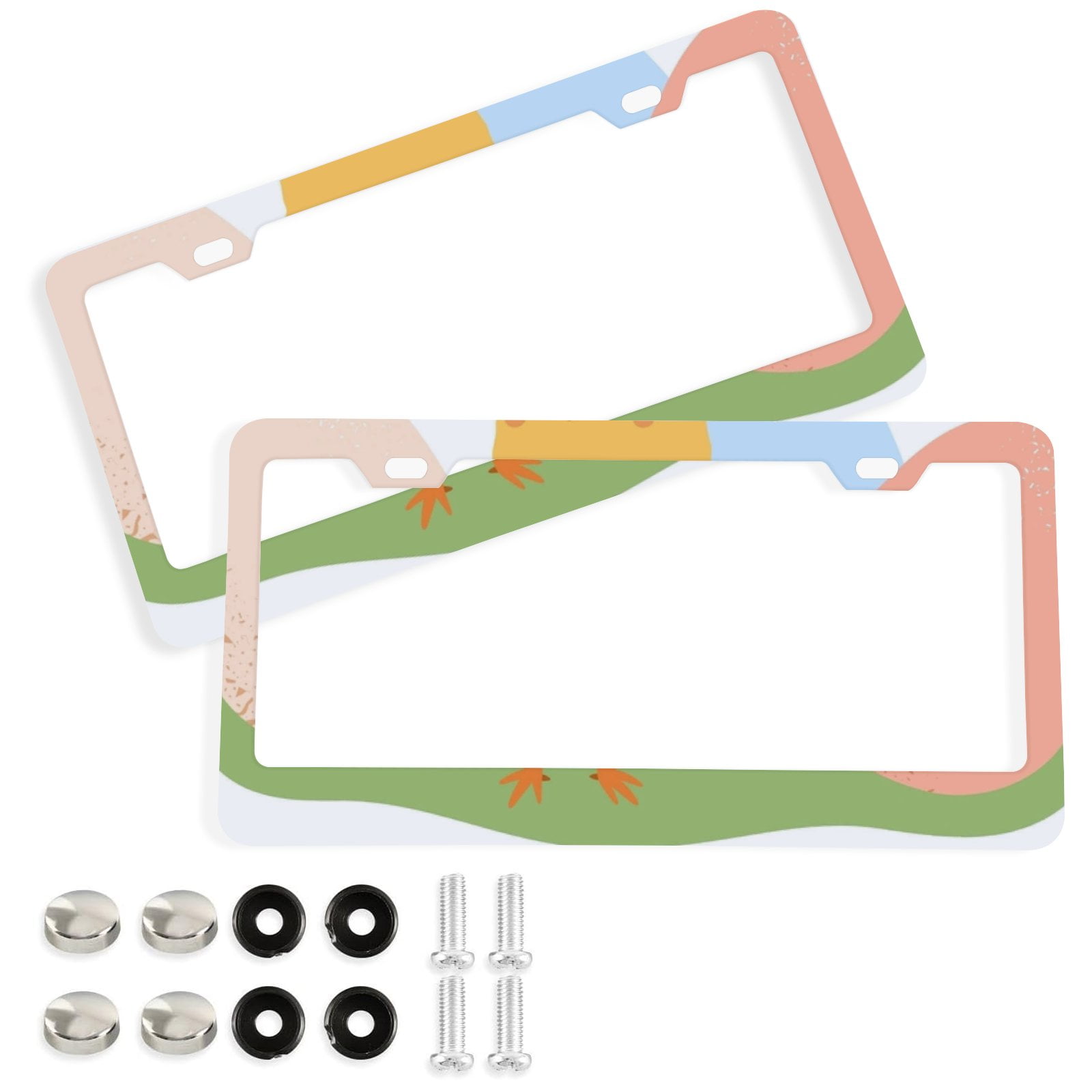 Anyway.go License Plate Frame, Decorative Aluminum Car Tag Frames, 2 ...