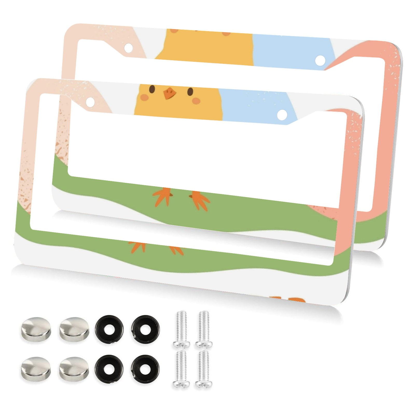 Anyway.go License Plate Frame, Decorative Aluminum Car Tag Frames, 2 ...