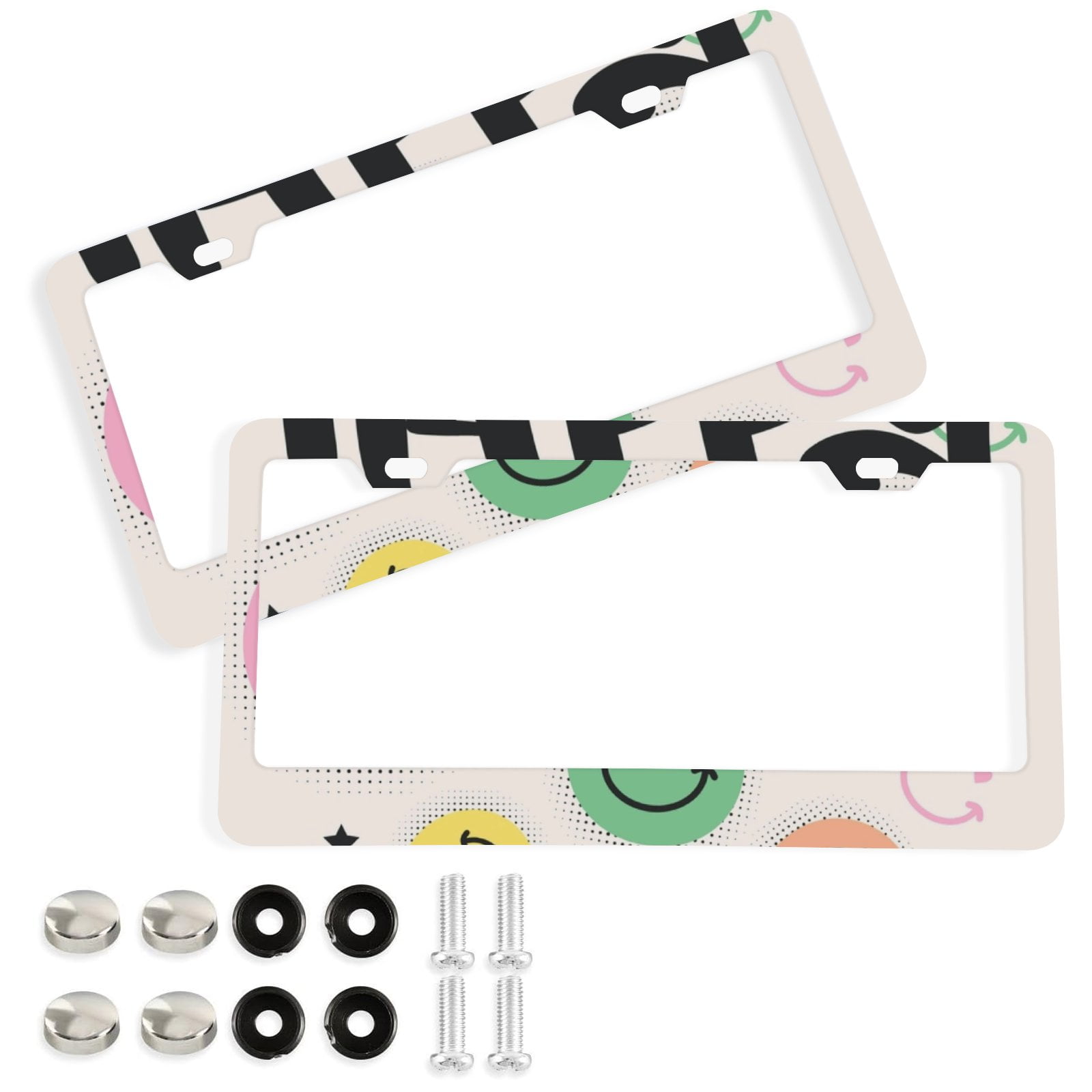 Anyway.go License Plate Frame, Decorative Aluminum Car Tag Frames, 2 ...