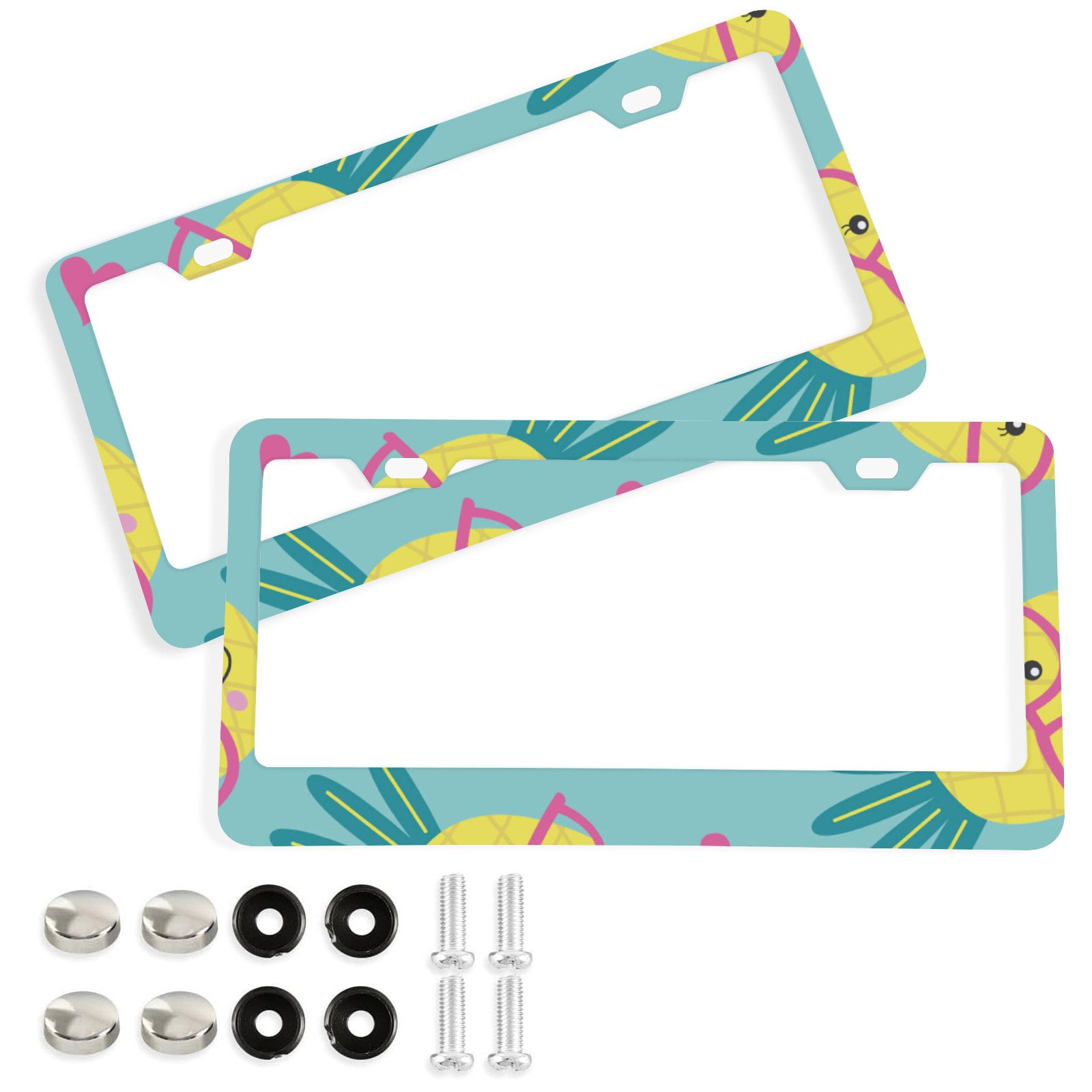 Anyway.go License Plate Frame, Decorative Aluminum Car Tag Frames, 2 ...