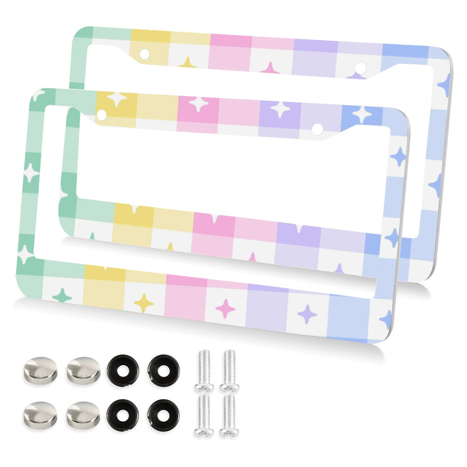 Anyway.go License Plate Frame, Decorative Aluminum Car Tag Frames, 2 ...