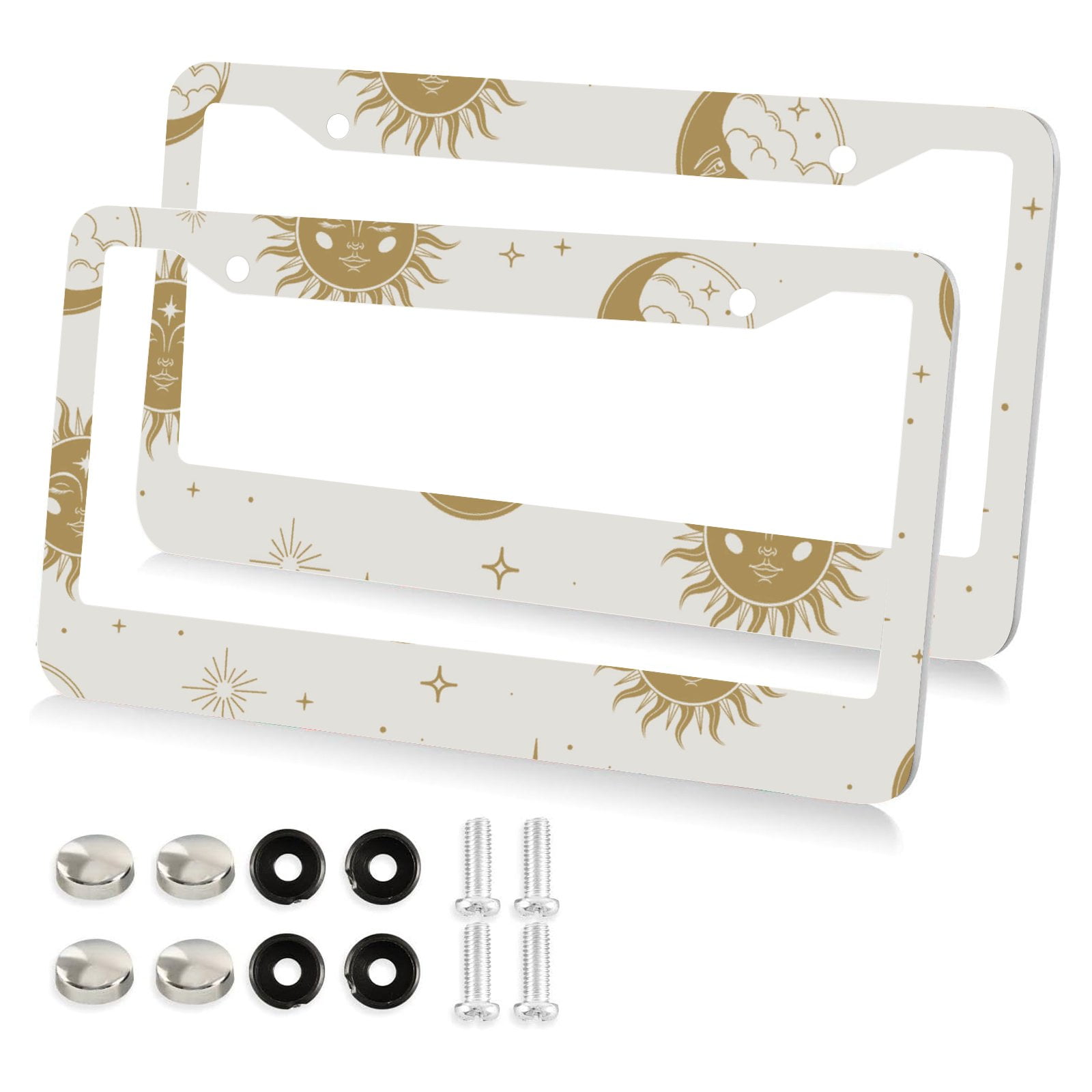 Anyway.go License Plate Frame, Decorative Aluminum Car Tag Frames, 2 ...