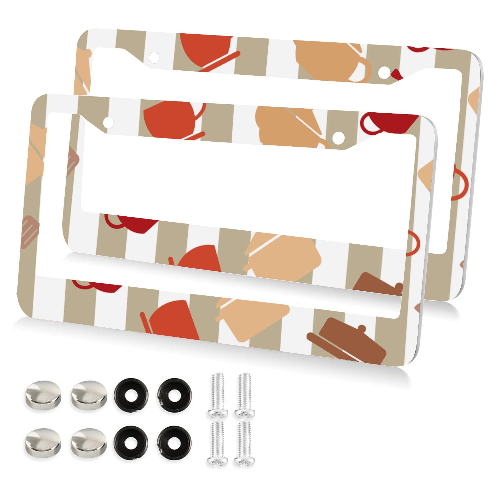 Anyway.go License Plate Frame, Decorative Aluminum Car Tag Frames, 2 ...