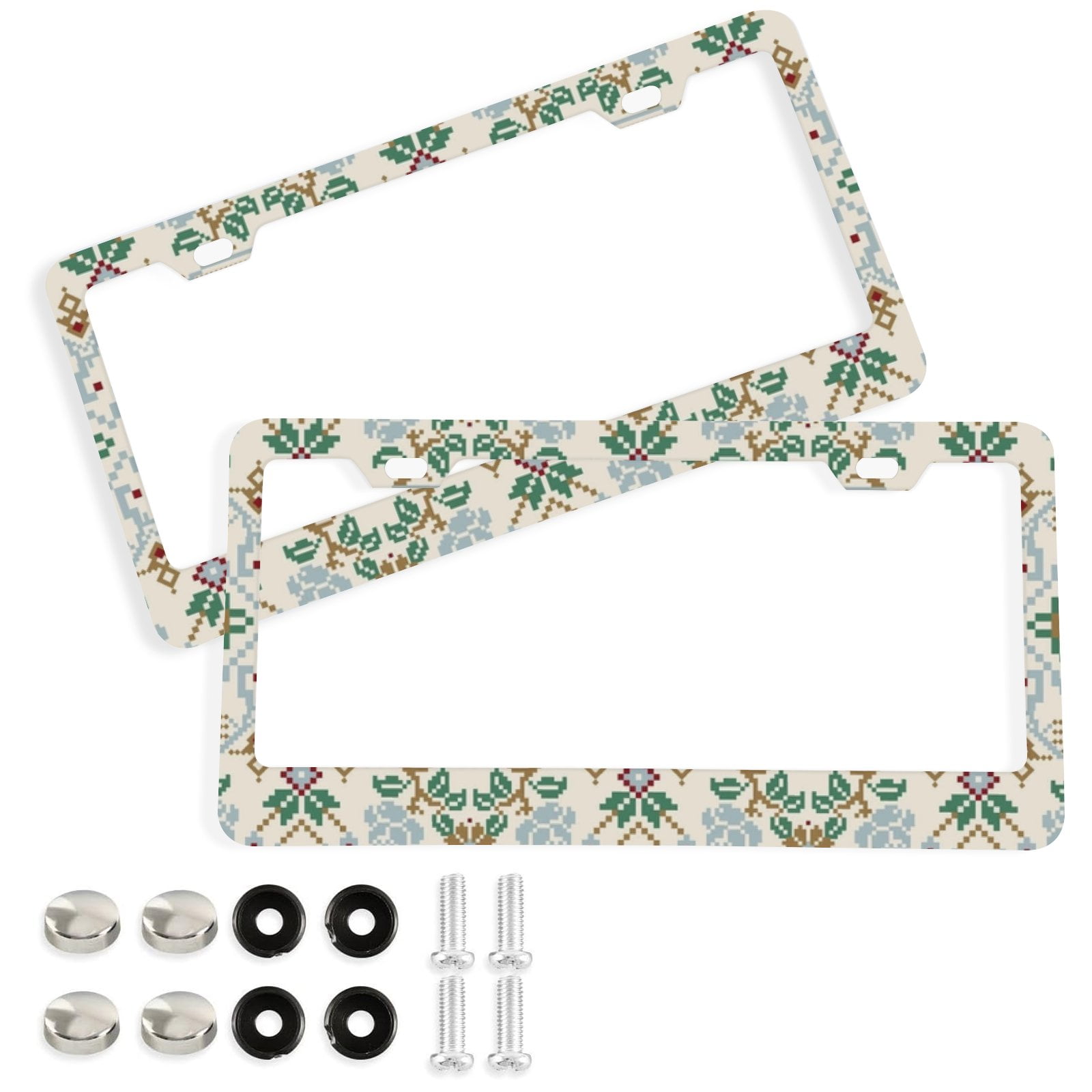 Anyway.go License Plate Frame, Decorative Aluminum Car Tag Frames, 2 ...