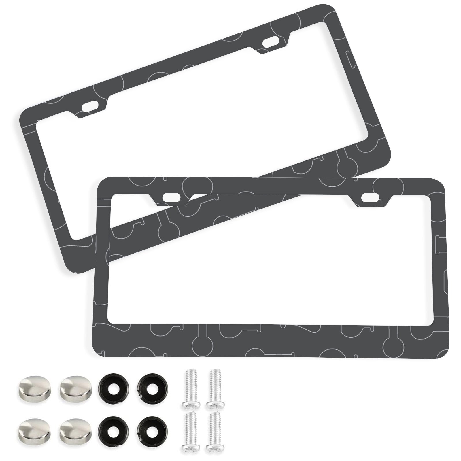 Anyway.go License Plate Frame, Decorative Aluminum Car Tag Frames, 2 ...