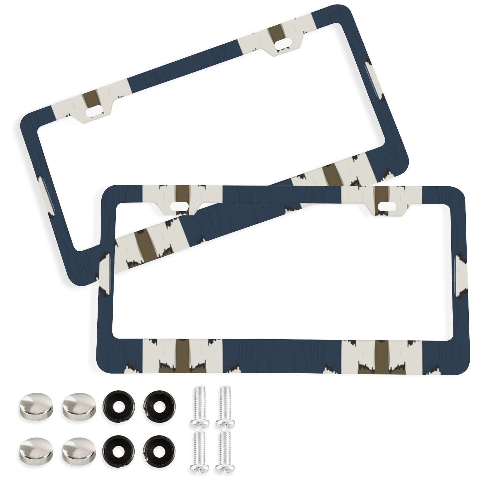 Anyway.go License Plate Frame, Decorative Aluminum Car Tag Frames, 2 ...