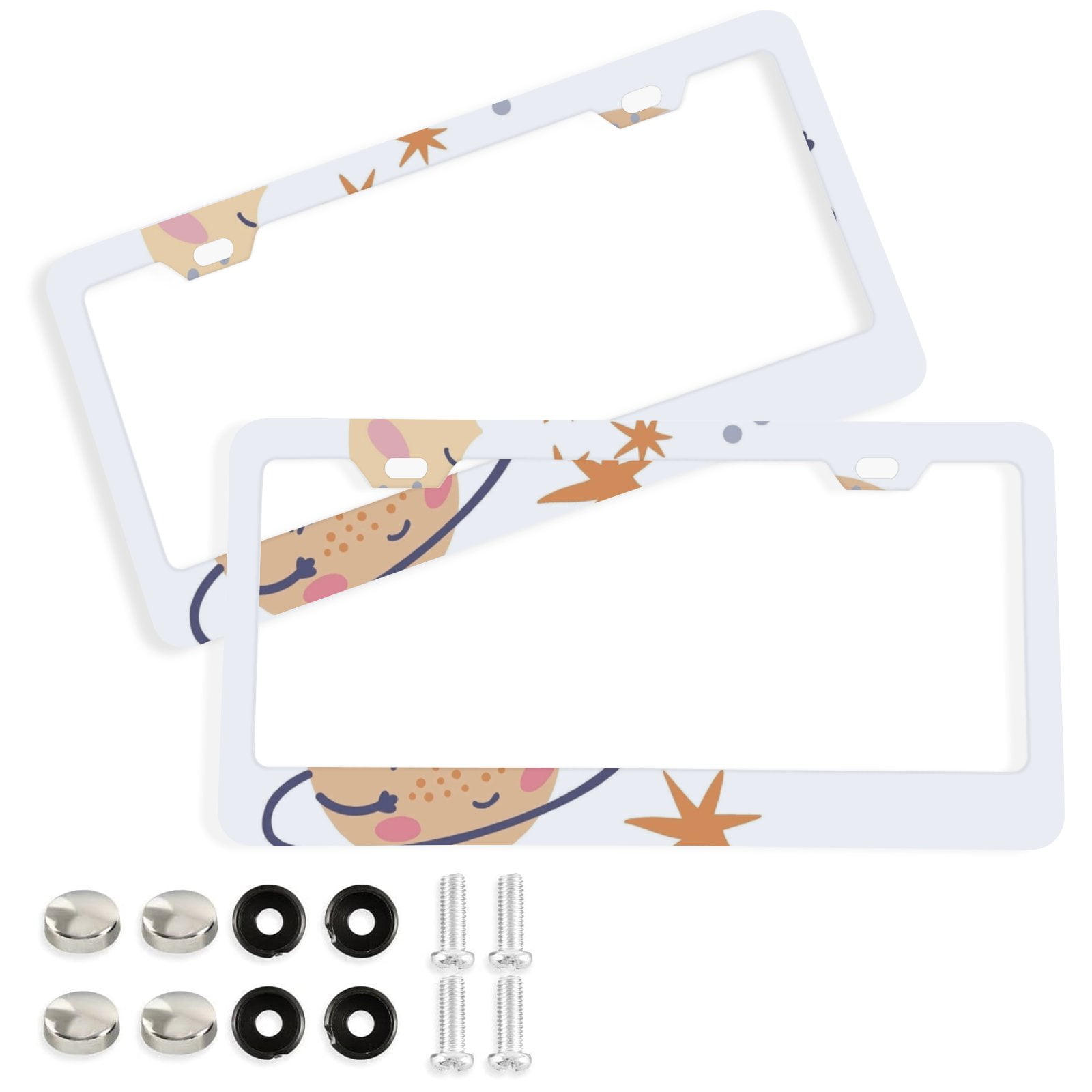 Anyway.go License Plate Frame, Decorative Aluminum Car Tag Frames, 2 ...