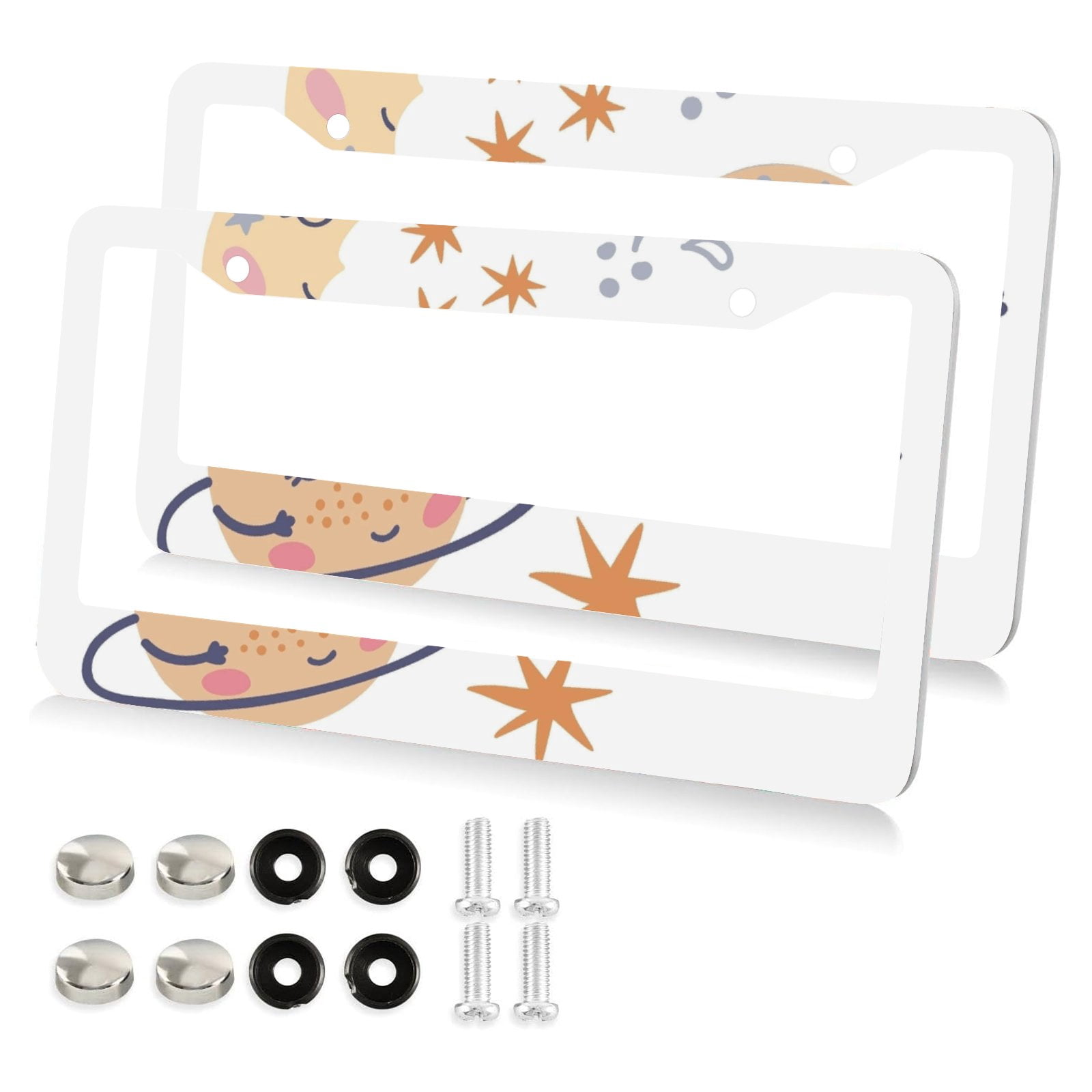 Anyway.go License Plate Frame, Decorative Aluminum Car Tag Frames, 2 ...