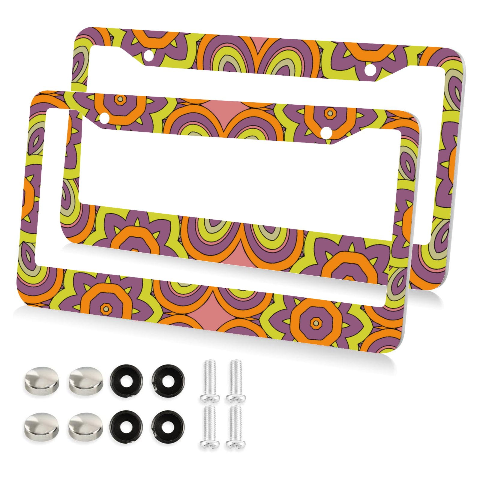 Anyway.go License Plate Frame, Decorative Aluminum Car Tag Frames, 2 ...