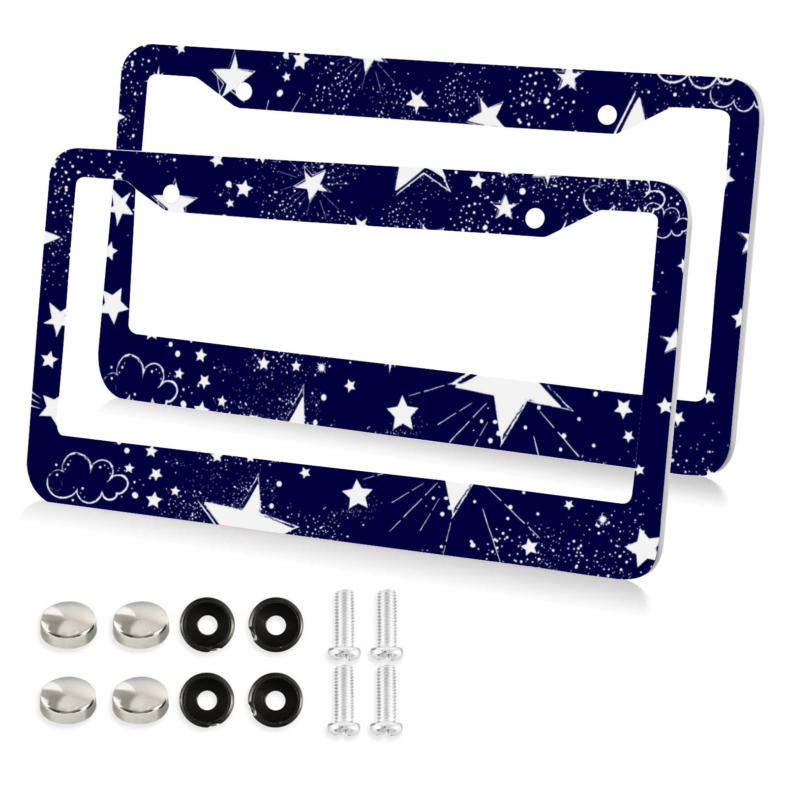Anyway.go License Plate Frame, Decorative Aluminum Car Tag Frames, 2 ...