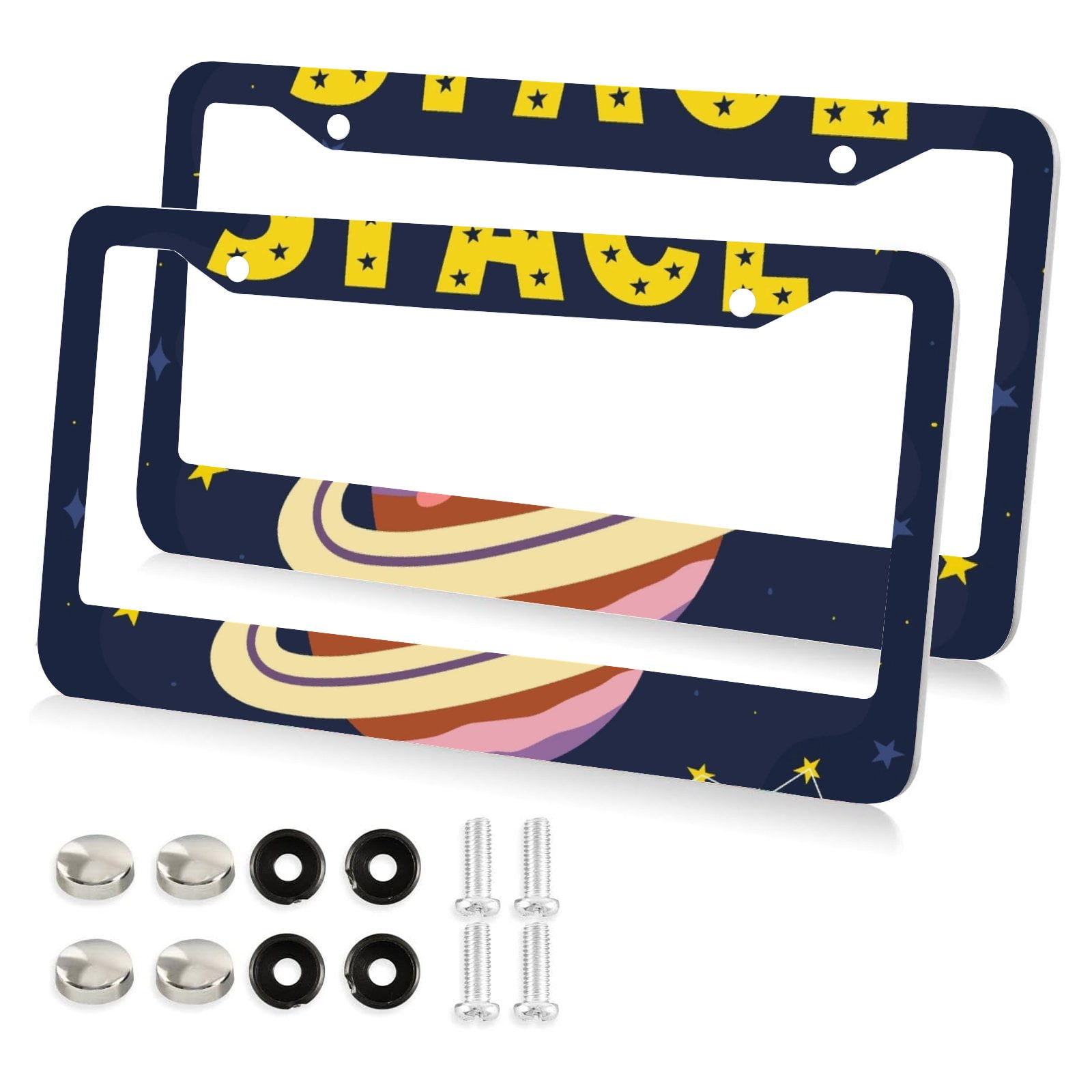 Anyway.go License Plate Frame, Decorative Aluminum Car Tag Frames, 2 ...