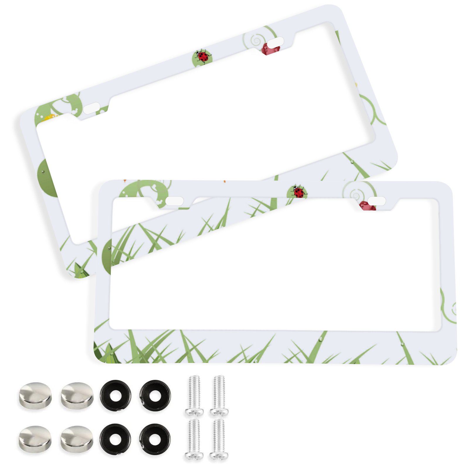 Anyway.go License Plate Frame, Decorative Aluminum Car Tag Frames, 2 ...
