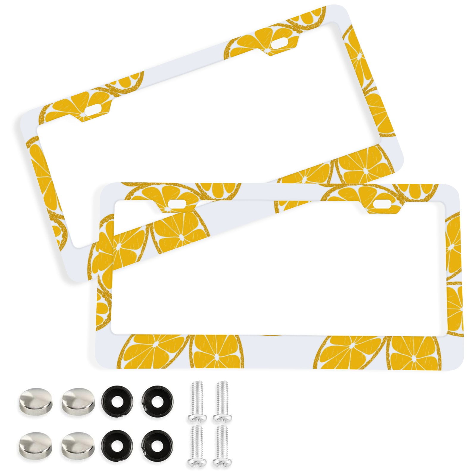 Anyway.go License Plate Frame, Decorative Aluminum Car Tag Frames, 2 ...