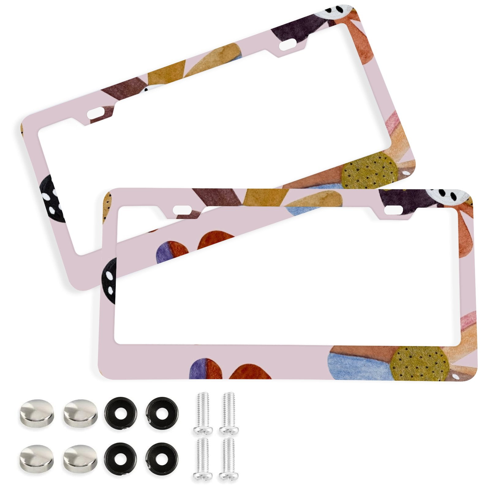 Anyway.go License Plate Frame, Decorative Aluminum Car Tag Frames, 2 ...