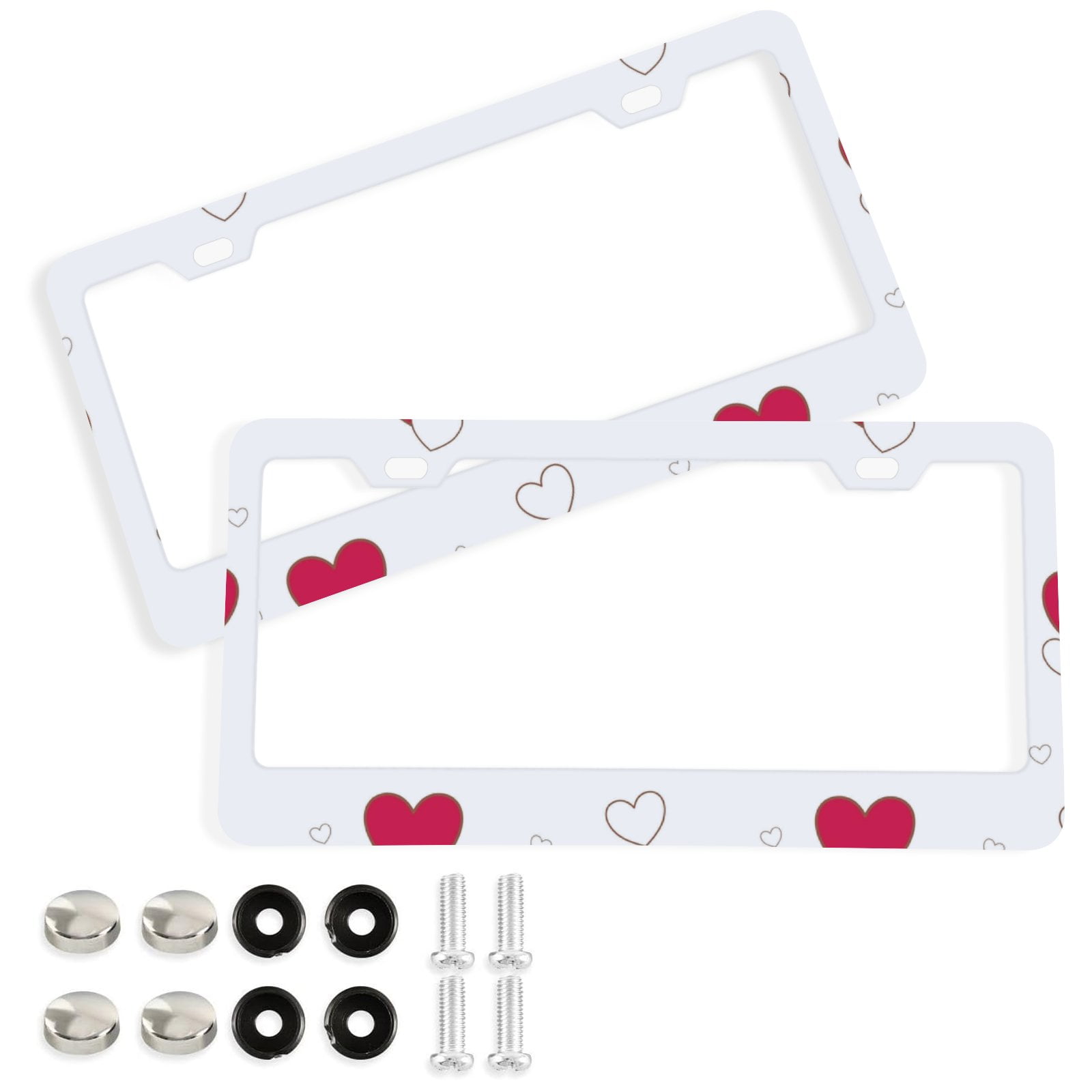 Anyway.go License Plate Frame, Decorative Aluminum Car Tag Frames, 2 ...