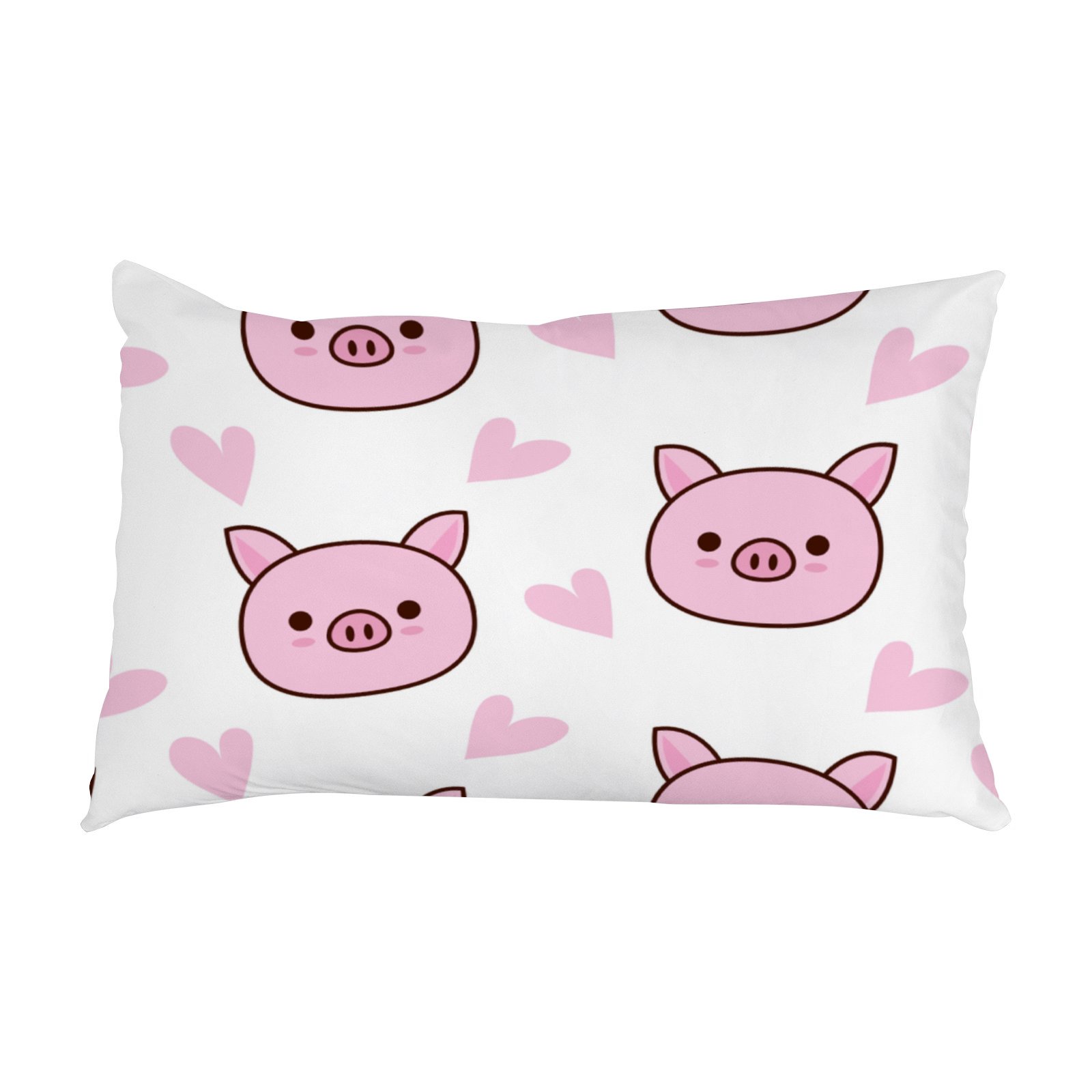 Anyway.go Pillowcase Oblong Lumbar Plush Throw Pillow Cover/Shams ...