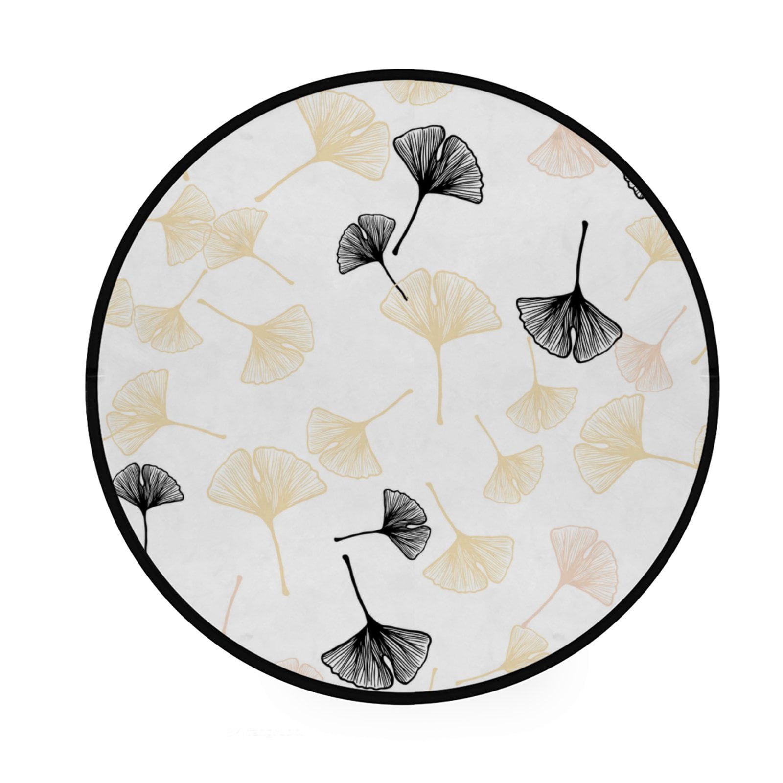 Anyway.go Round Area Rug Non-Slip Circle Floor Mat Carpet Indoor ...