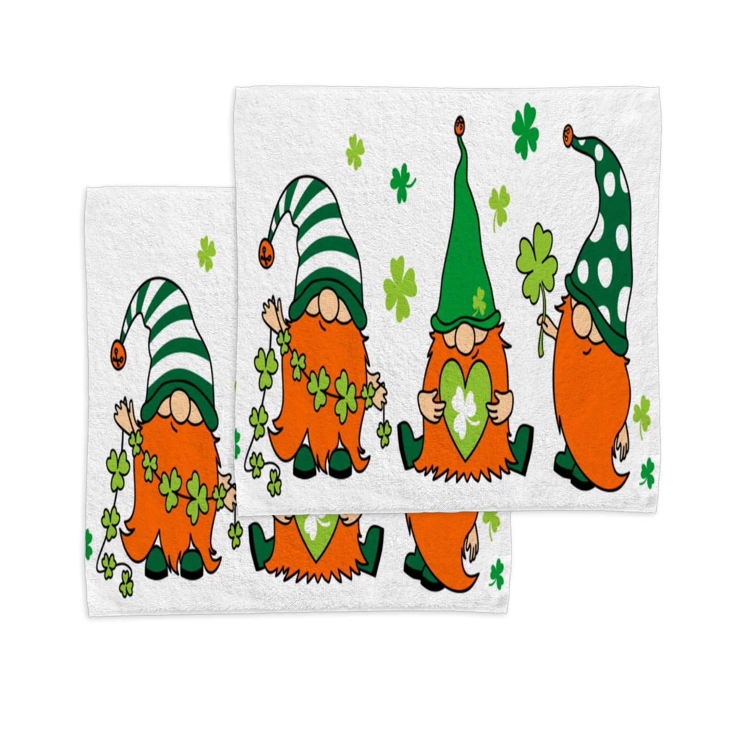 Anyway.go Wash Cloth Set of 2, 12 x 12 Inch Cotton Baby Washcloths ...