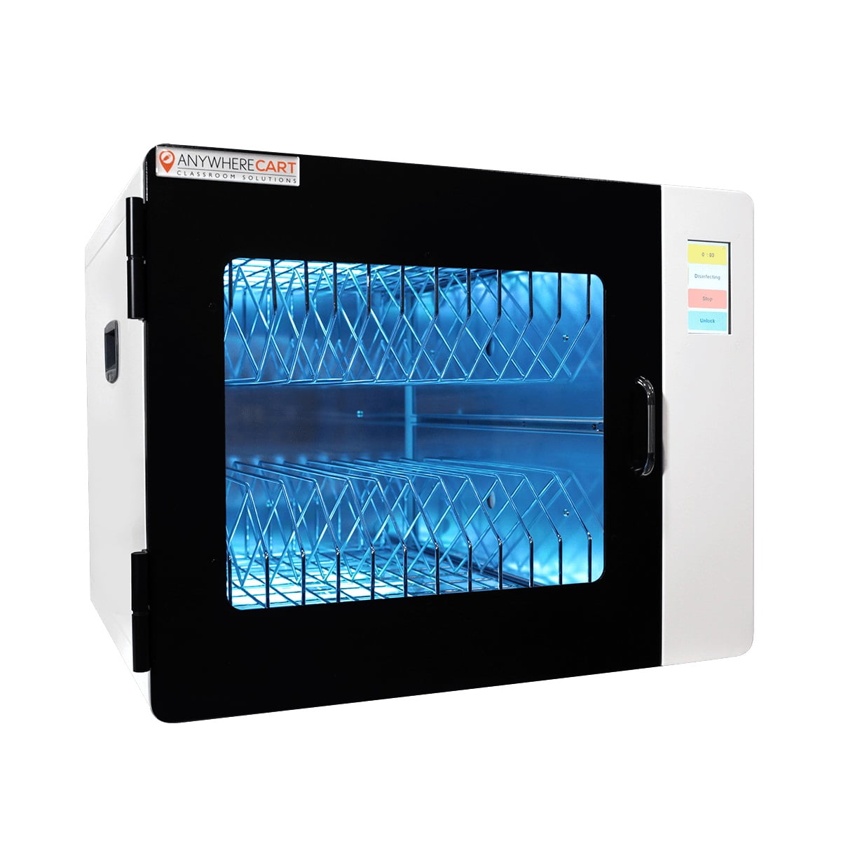 Anywhere Cart AC-CLEAN 12-Slot UV-C Sanitizing Cabinet - Walmart.com