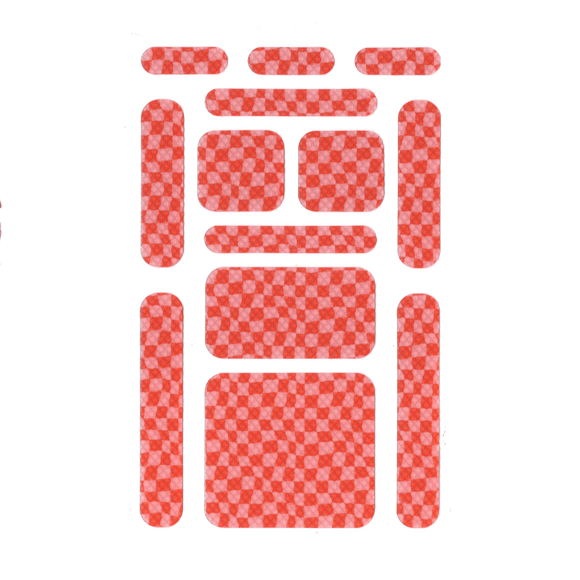 Anywhere Zen Strips for Anxiety Relief and Focus, 13 Assorted Sized Sensory Strips, Bumpy ...