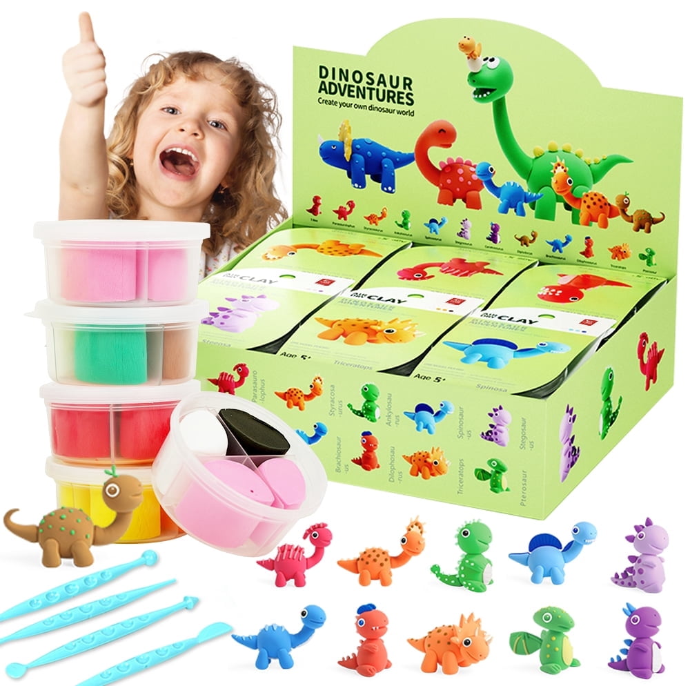 Easy Clay Dinosaur