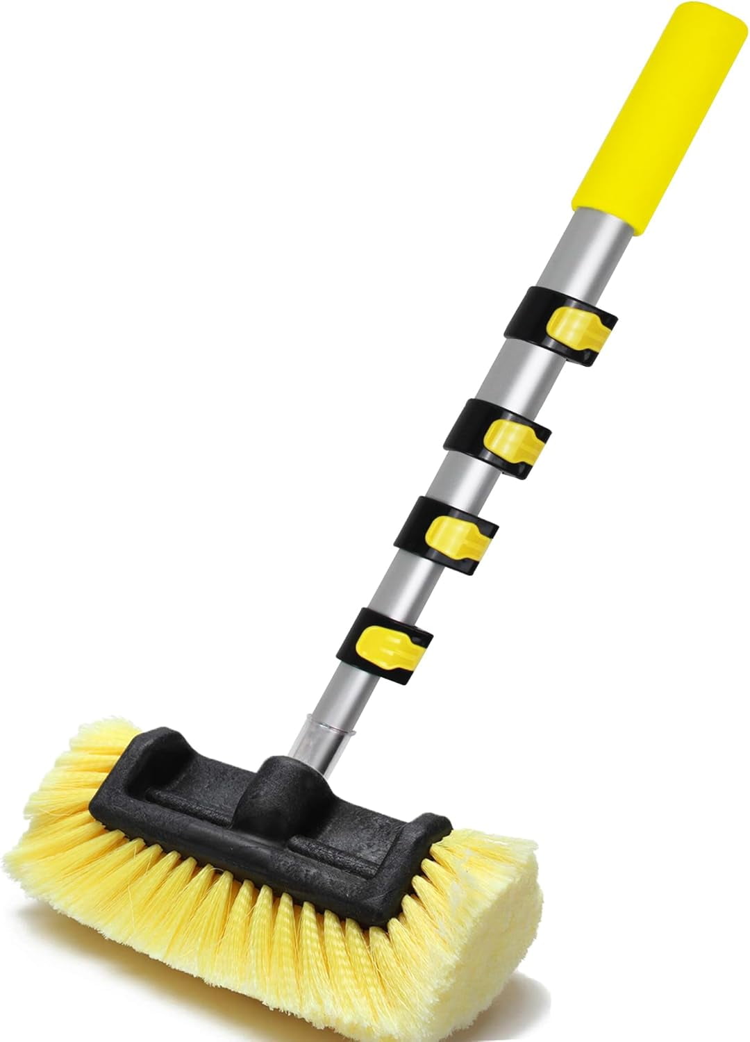 Anyyion 54.5Inch Car Wash Brush, 10 Inch Soft Bristle, Telescopic Flow ...