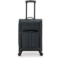 Anzio Softside Sturdy Ballistic Nylon Expandable Travel Suitcase ...